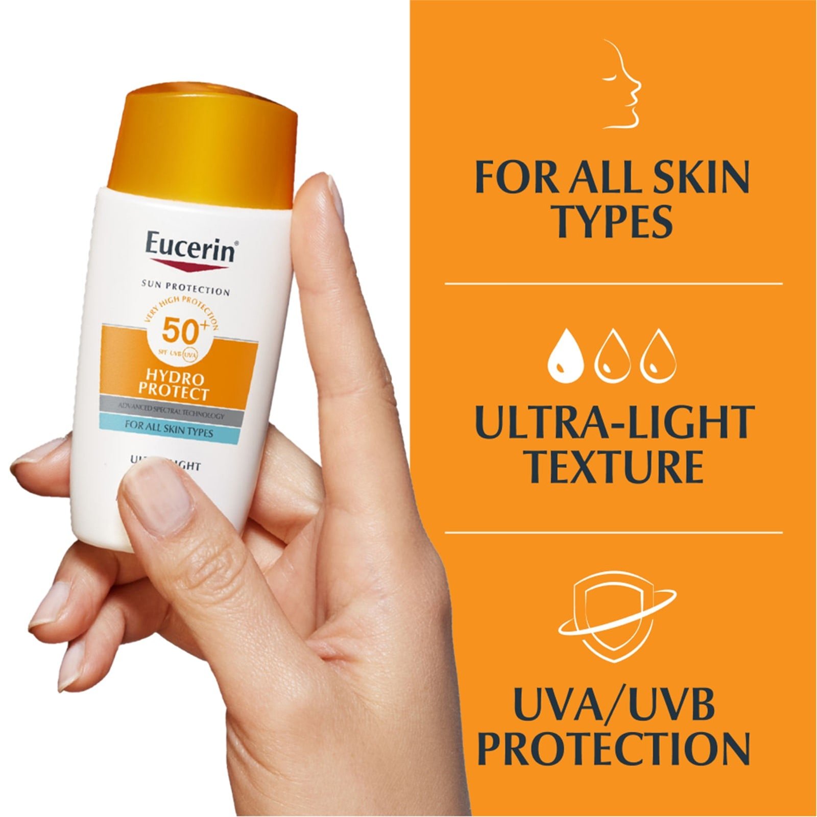 Eucerin Sun Hydro Protect Ultra-Light Fluid Spf50+ 50Ml България