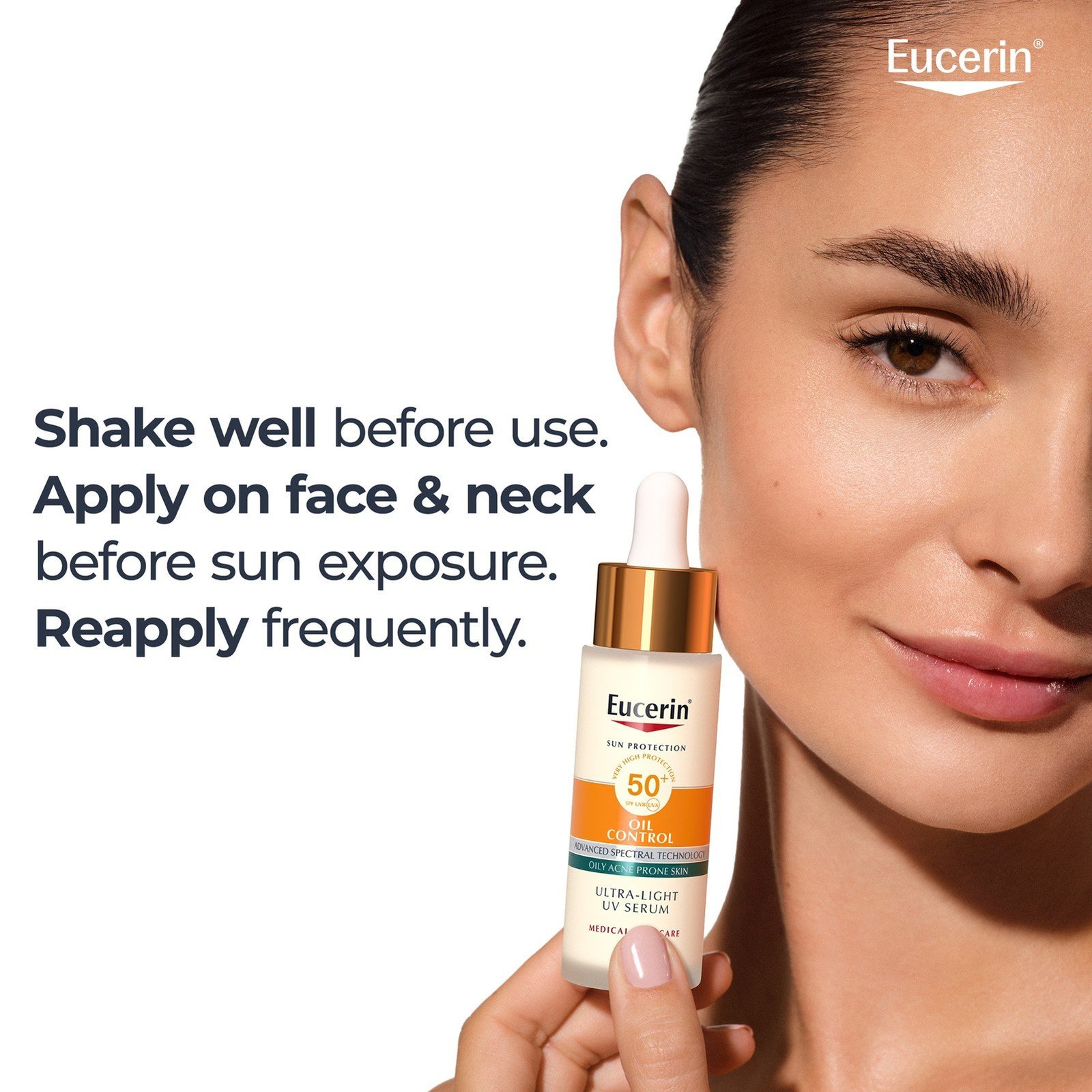 Eucerin Sun Oil Control Dry Touch Ultra-Light UV Serum Spf50+ 50Ml Belgique