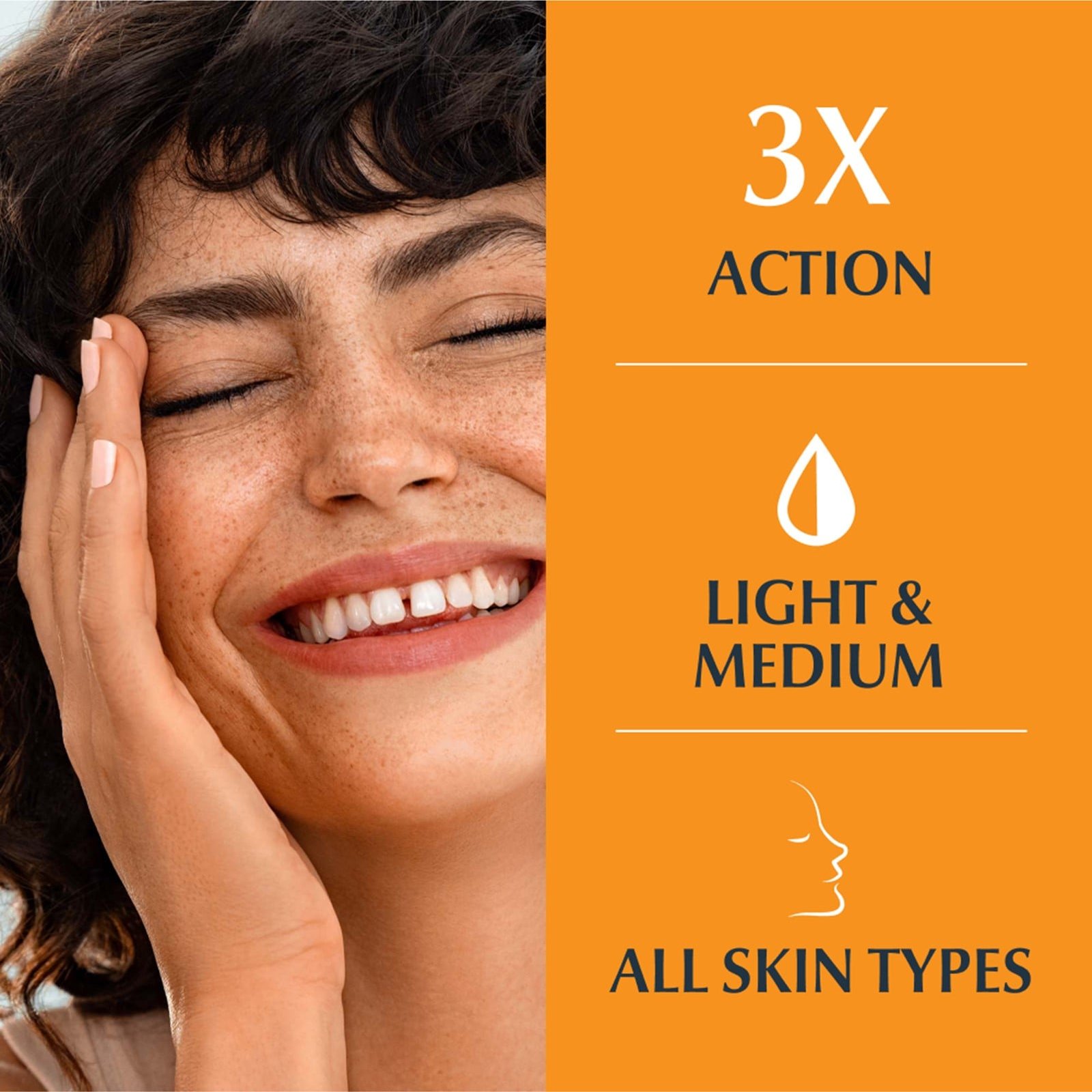 Eucerin Sun Photoaging Control Tinted Gel-Cream Sunscreen SPF50+ Medium ...