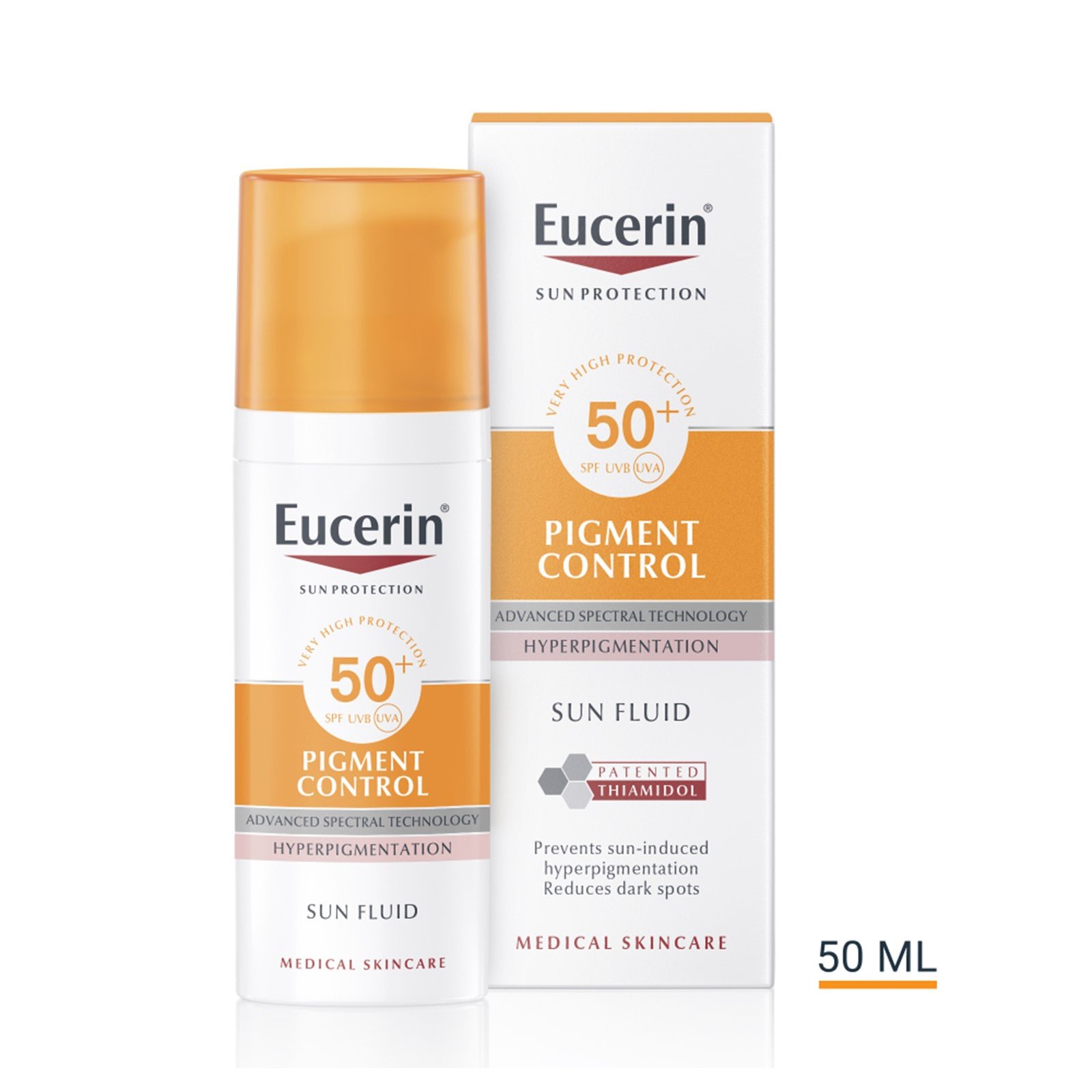 Eucerin Sun Pigment Control Sun Fluid SPF50+ Sunscreen 50ml Canada
