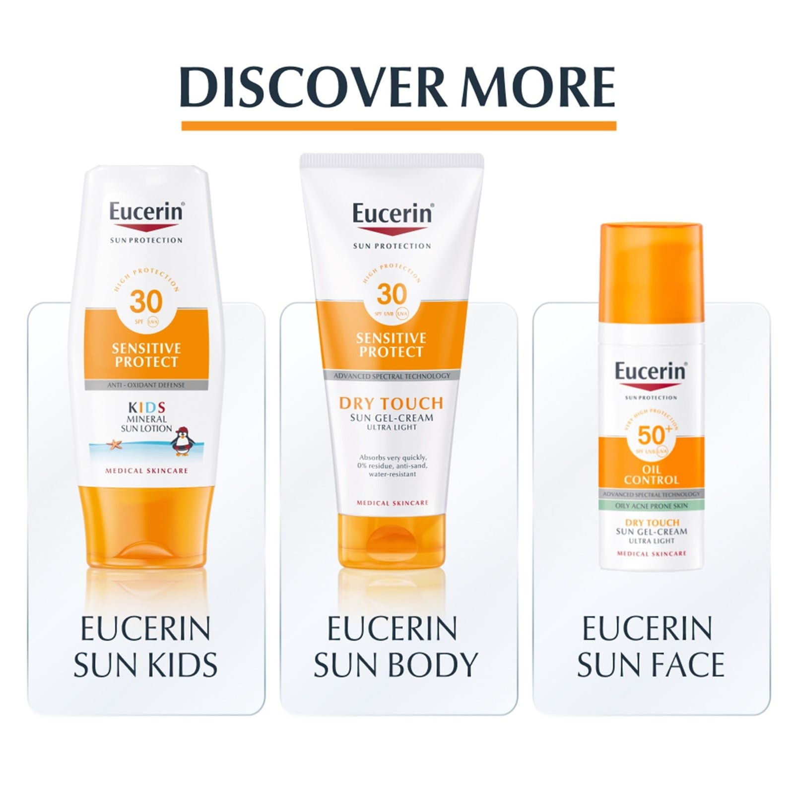 Buy Eucerin Sun Sensitive Relief After Sun Gel-Cream Face Body 200ml ...
