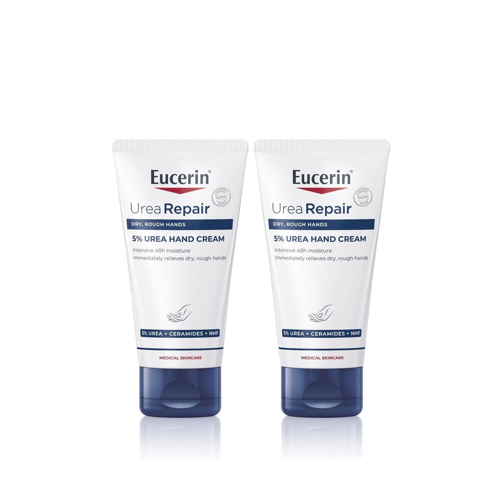 Eucerin UreaRepair Plus Hand Cream 5% Urea 75mlx2 (2.53flozx2) USA