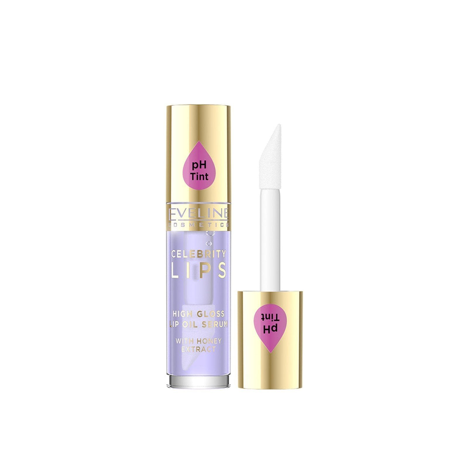 Eveline Cosmetics Celebrity Lips High Gloss Lip Oil Serum 03 Violet 5ml ...