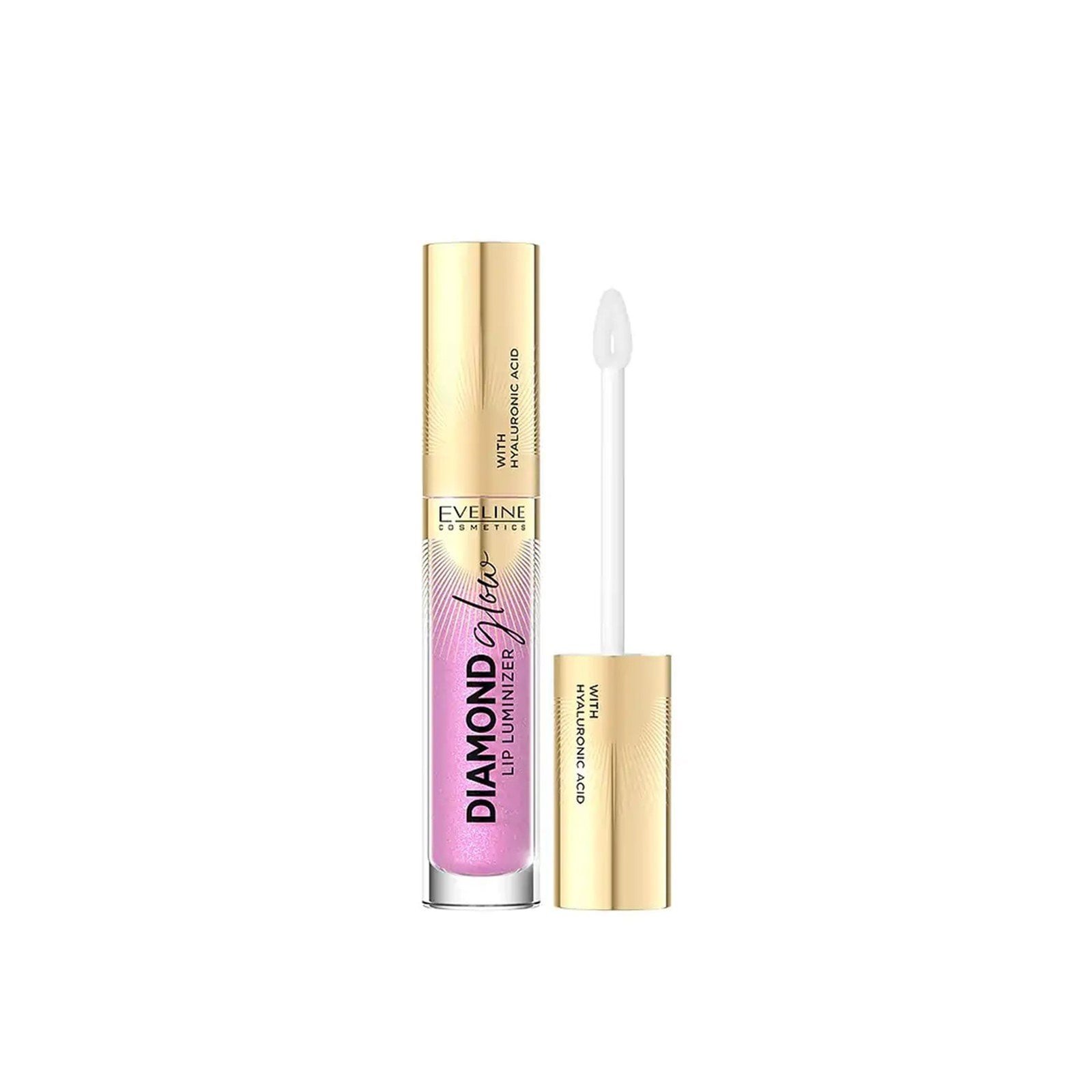 Eveline Cosmetics Diamond Glow Lip Luminizer 10 Rose Violet 4.5Ml France