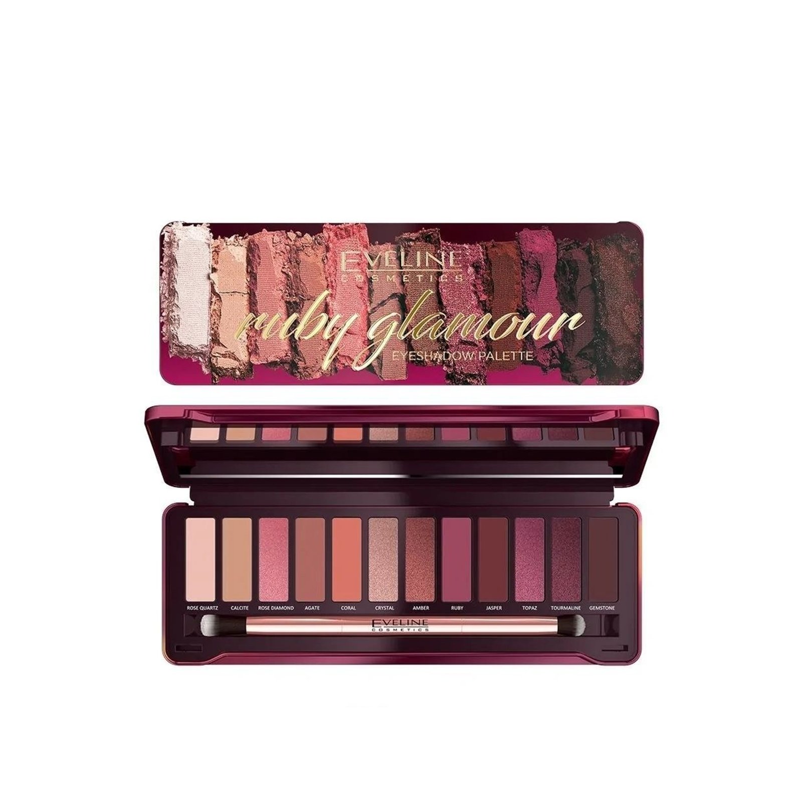 Eveline Cosmetics Eyeshadow Palette Ruby Glamour 12g Macau SAR China