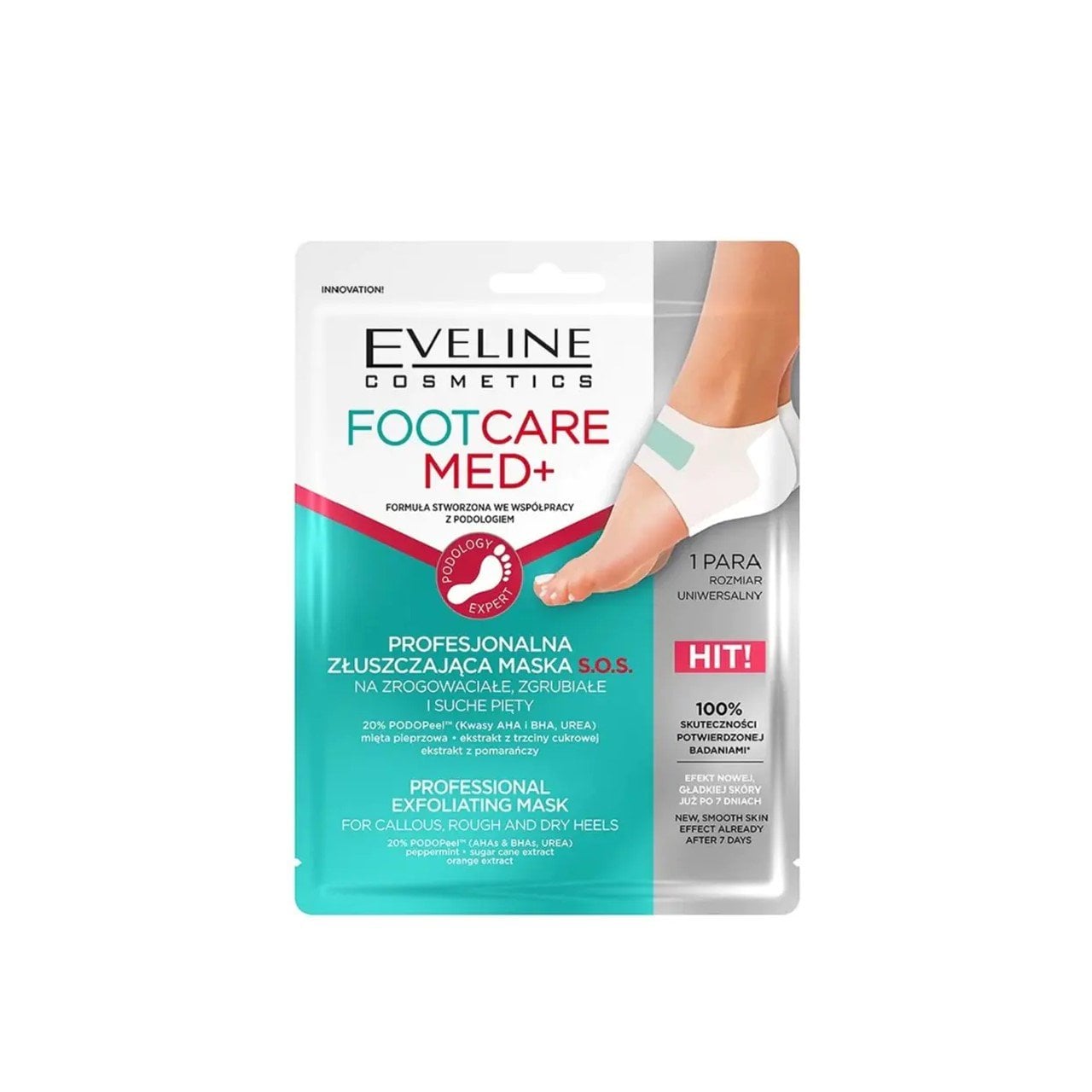 Eveline Cosmetics Foot Care Med+ Exfoliating Mask x1 Pair Albania