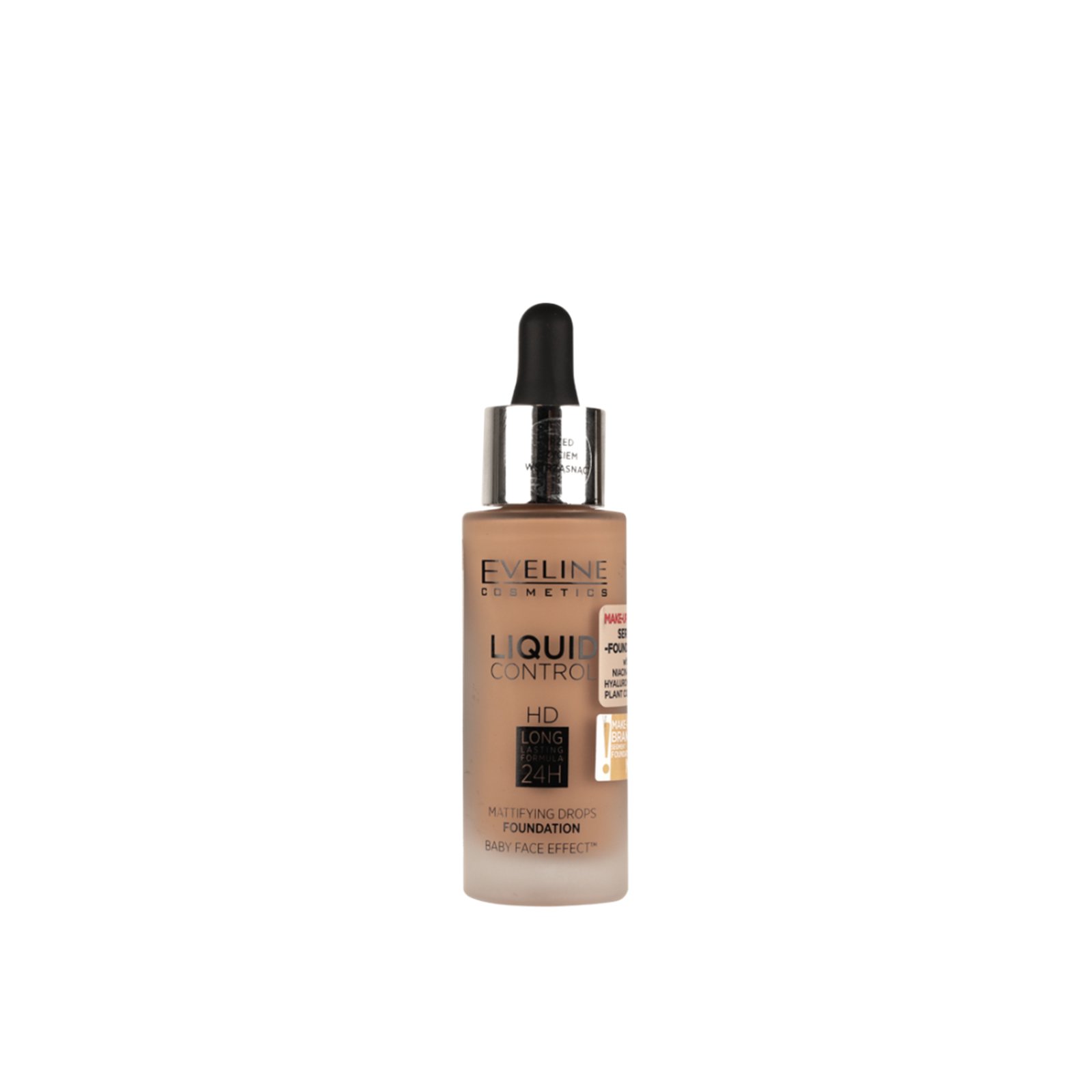 Eveline Cosmetics Liquid Control HD 24h Mattifying Drops Foundation 060 ...