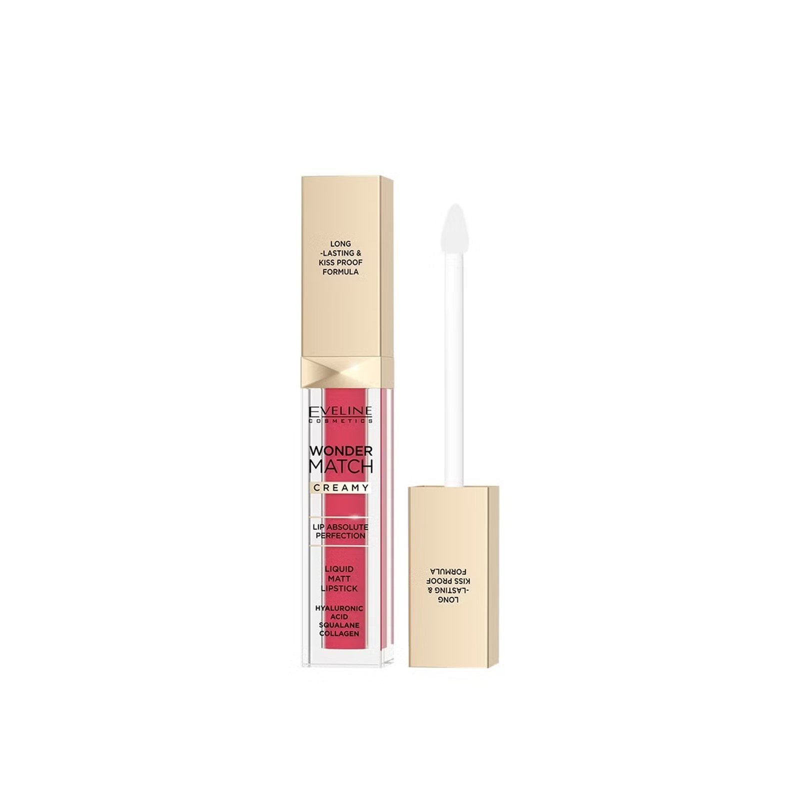 Eveline Cosmetics Wonder Match Creamy Liquid Matte Lipstick 12 Charming Red 6.8Ml Portugal