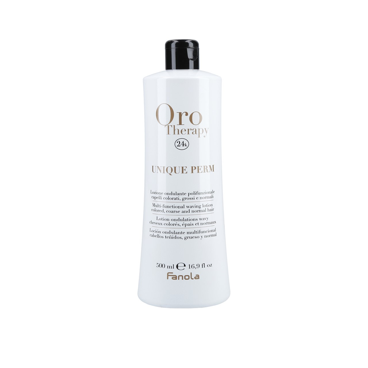 Fanola Oro Therapy 24k Unique Perm Waving Lotion 500ml (16.9floz)