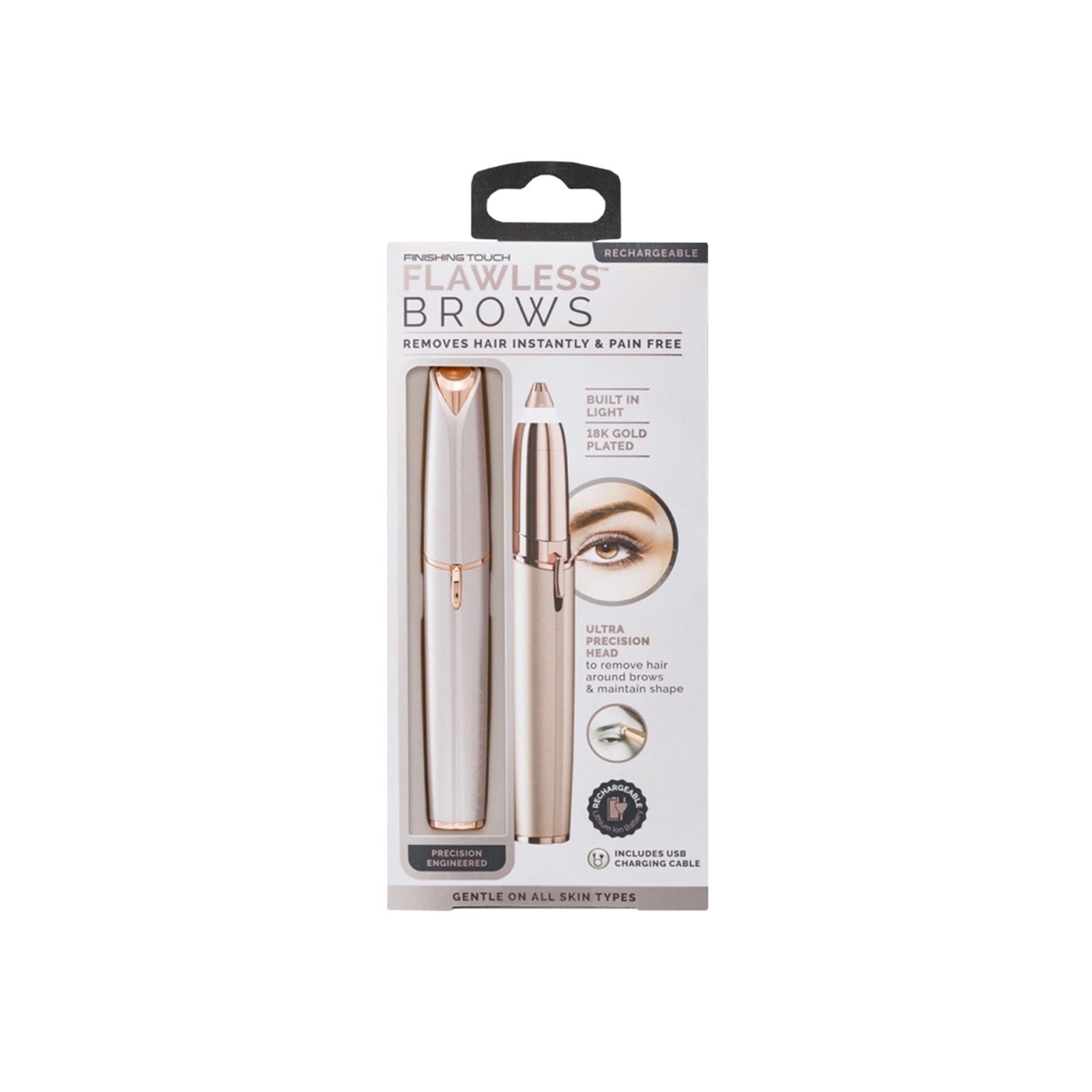 Finishing Touch Flawless™ Brows Rechargeable Hair Remover Danmark