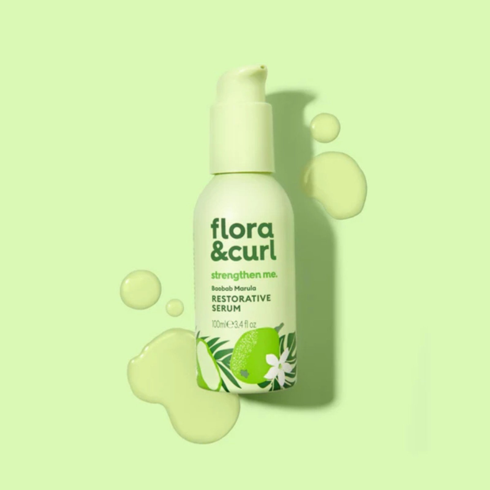 Flora & Curl strengthen me. Baobab Marula Restorative Serum 100ml Sri Lanka