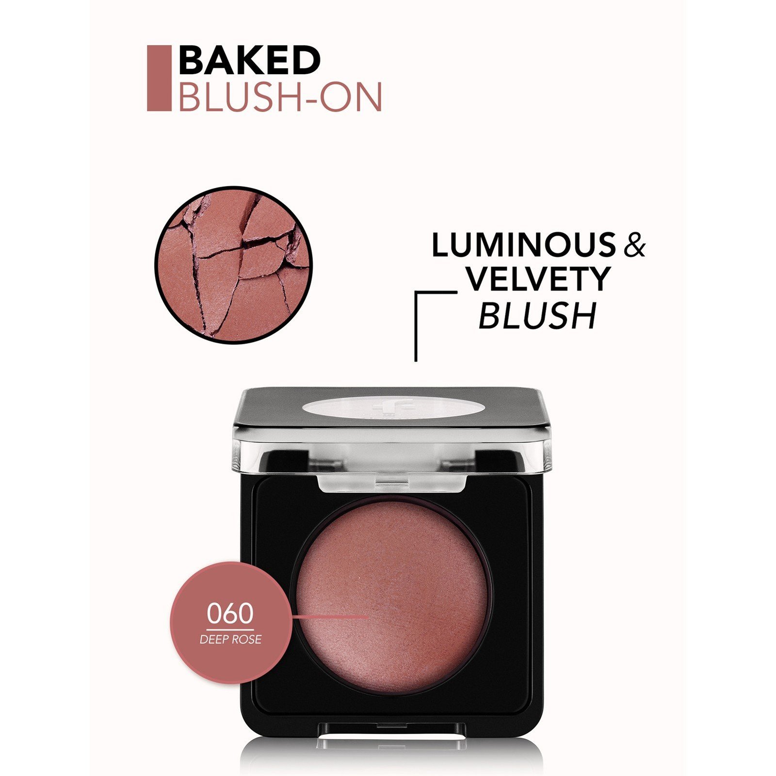 Flormar Baked Blush-On 060 Deep Rose 4g Colombia
