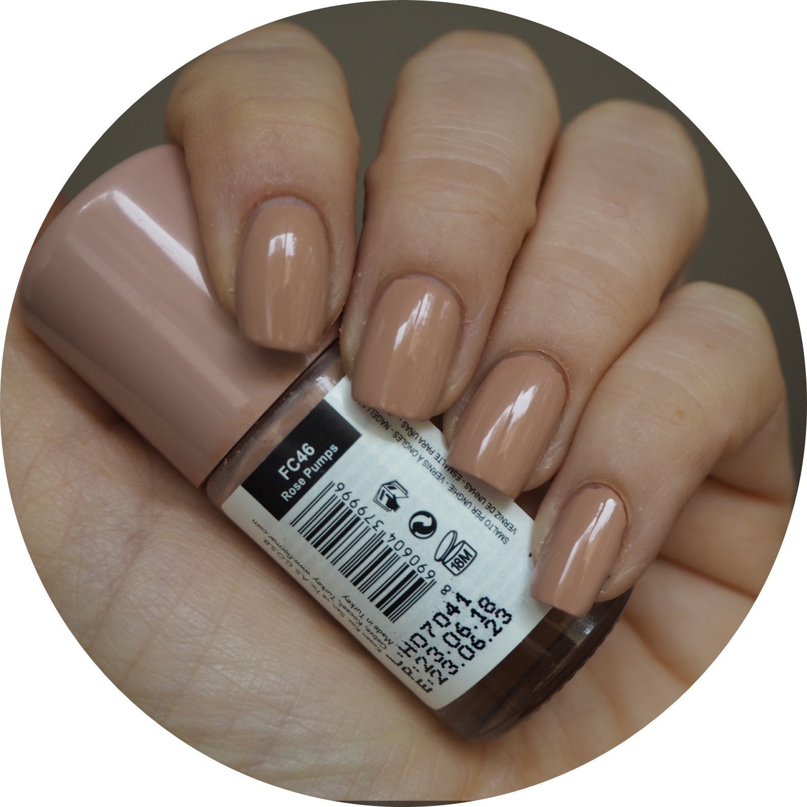 Flormar Full Color Nail Enamel 46 Rose Pumps 8ml Chile