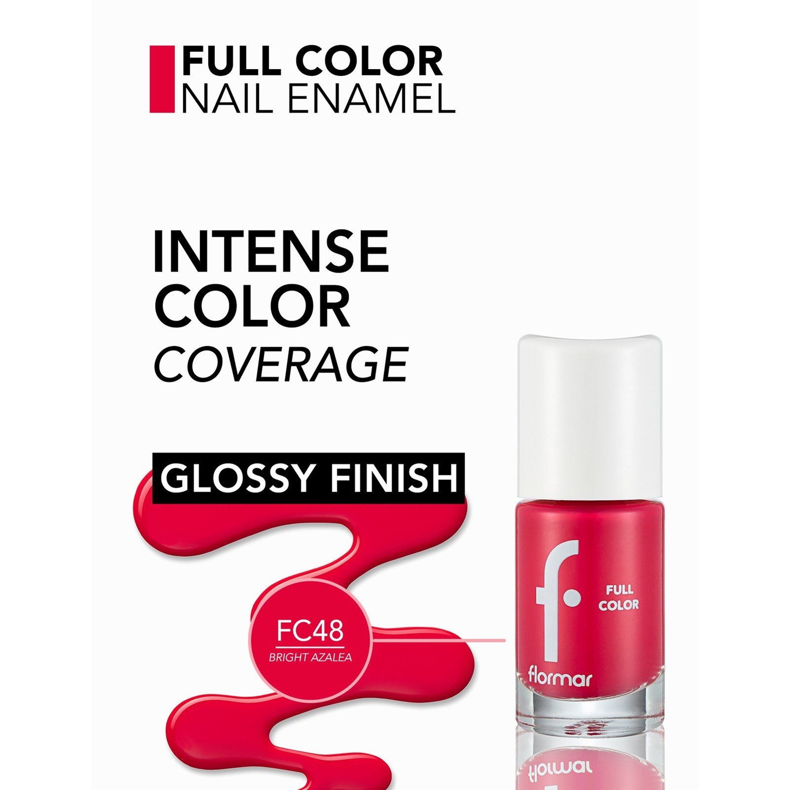 Flormar Full Color Nail Enamel 48 Bright Azalea 8ml Puerto Rico