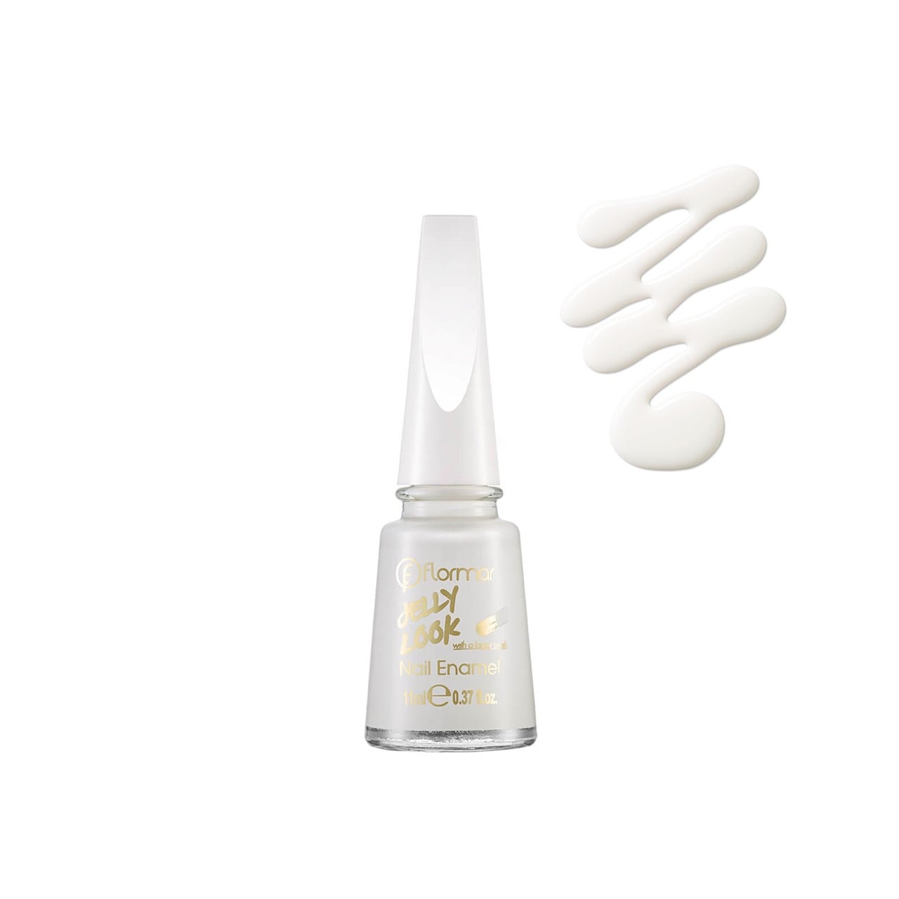 Flormar Jelly Look Nail Enamel 01 Pure Milk 11ml