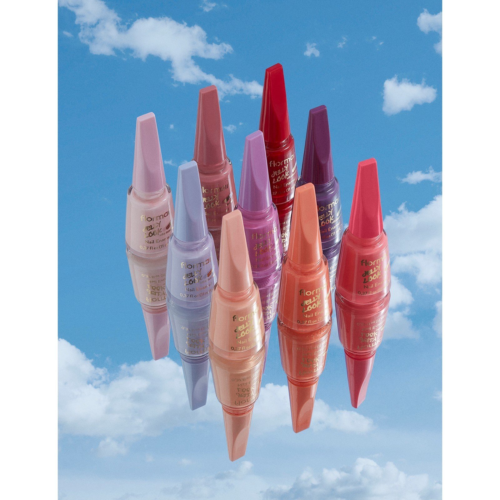 Flormar Jelly Look Nail Enamel 02 Salmon Pink 11Ml Portugal