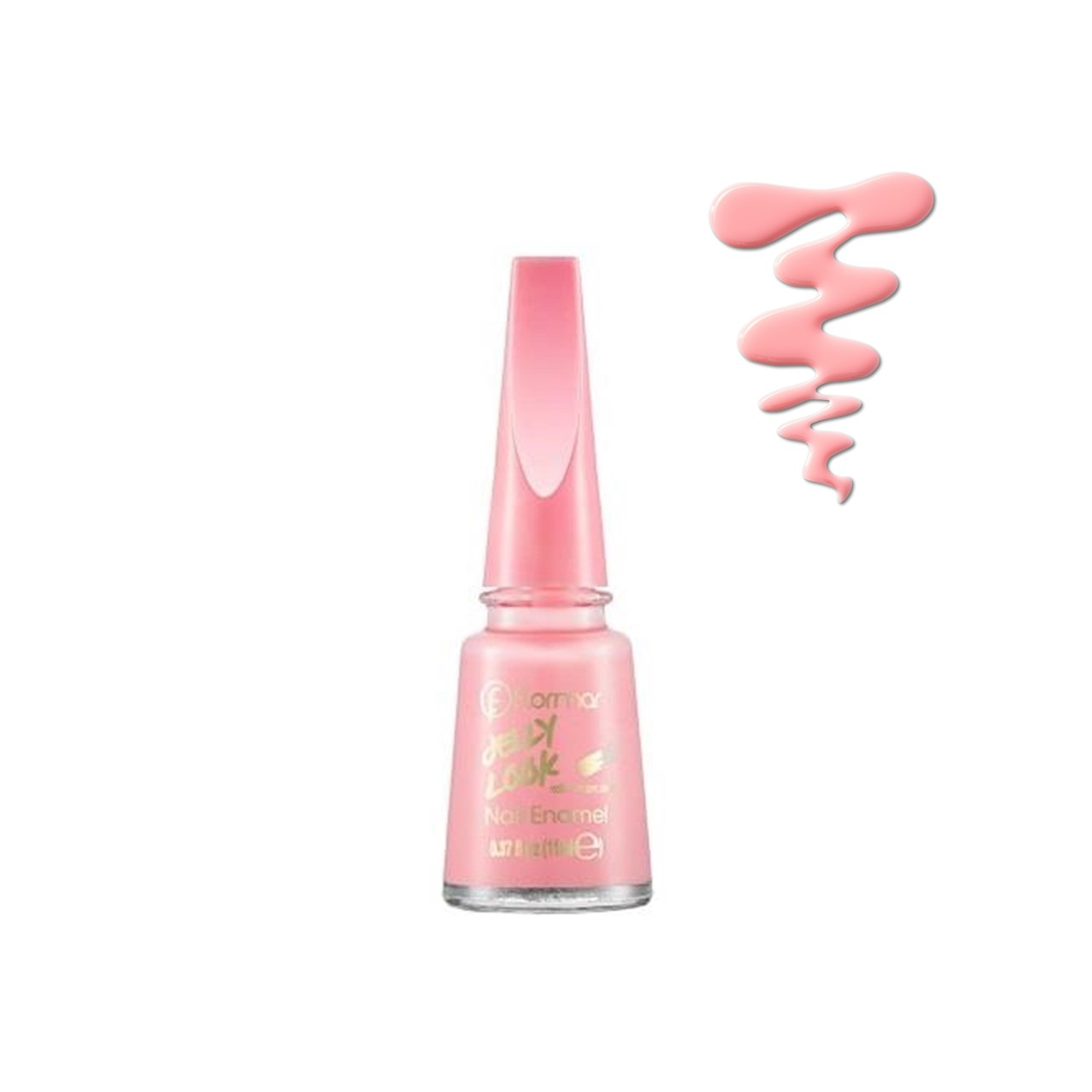 Flormar Jelly Look Nail Enamel 27 Milky Pinky 11ml (0.37fl oz)