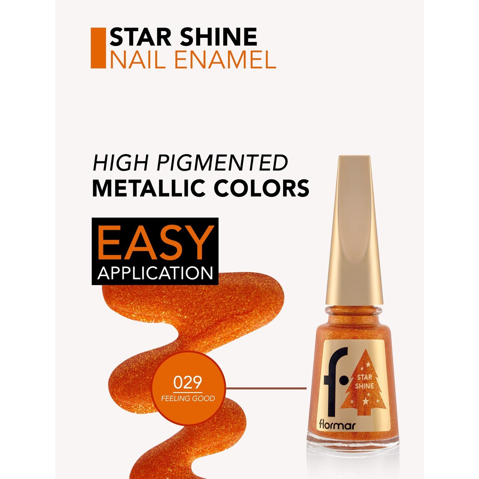 Flormar Star Shine Nail Enamel 29 Feeling Good 11Ml Česko