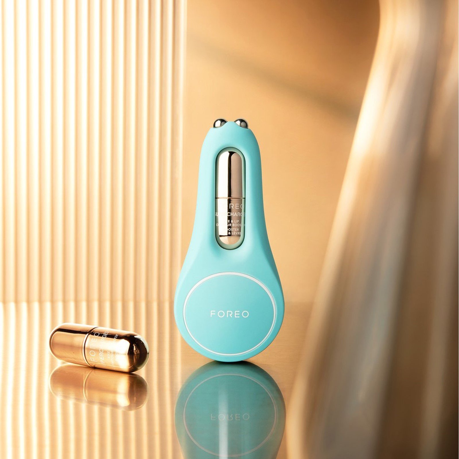 FOREO BEAR 2 Eyes & Lips Microcurrent Line Smoothing Device Artic Blue USA