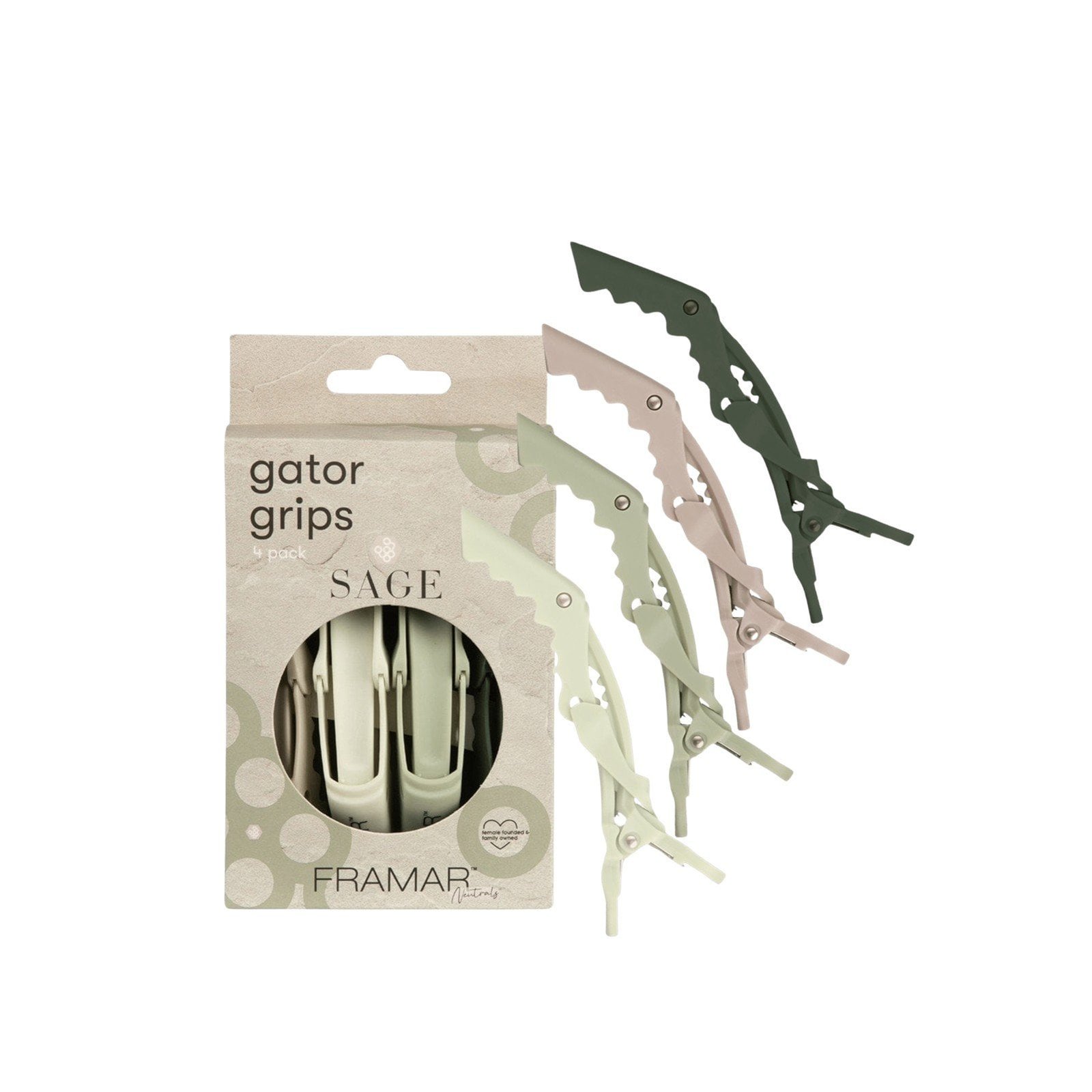 Framar Neutrals Gator Grips Sage x4 Greece