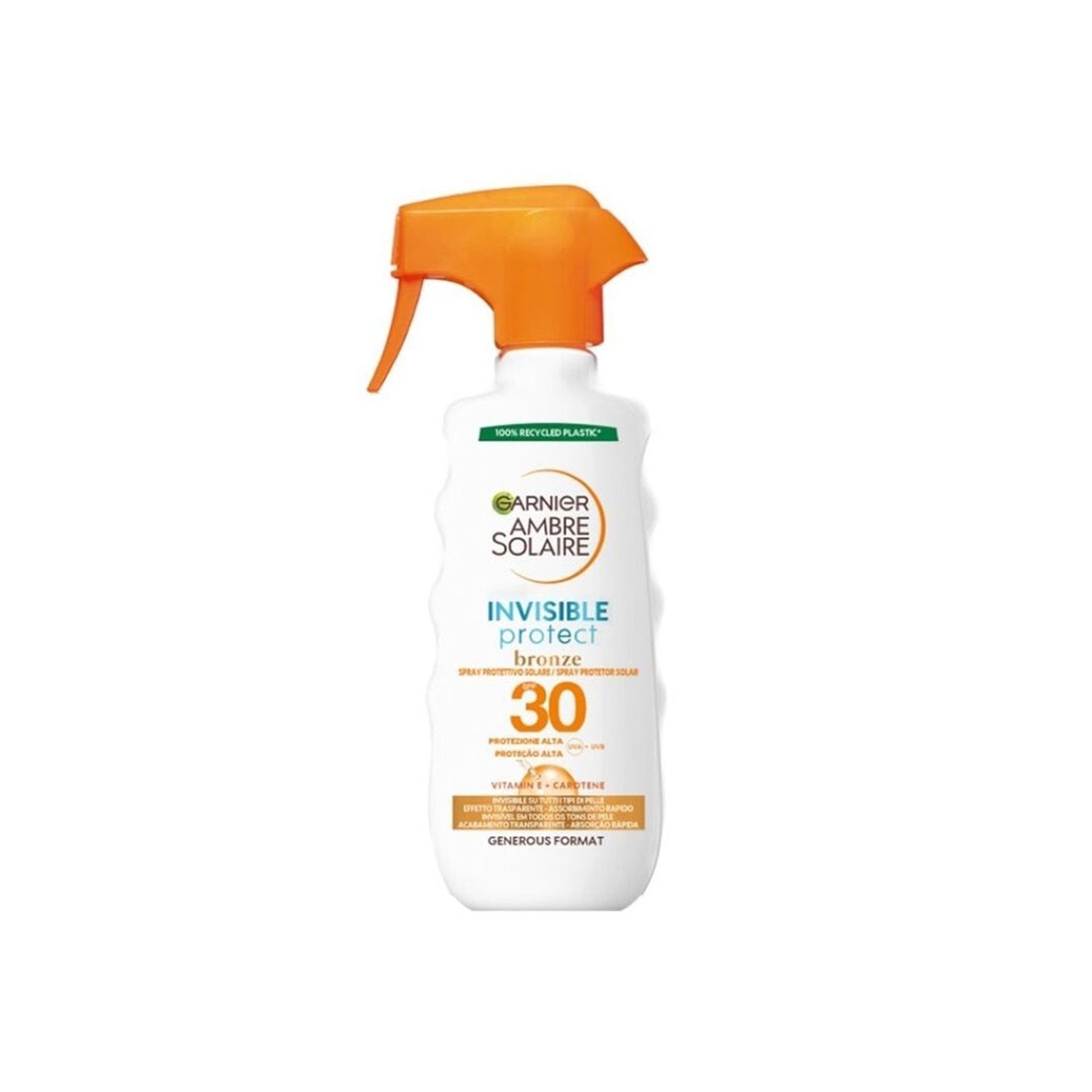Buy Garnier Ambre Solaire Invisible Protect Bronze Spray SPF30 270ml ...