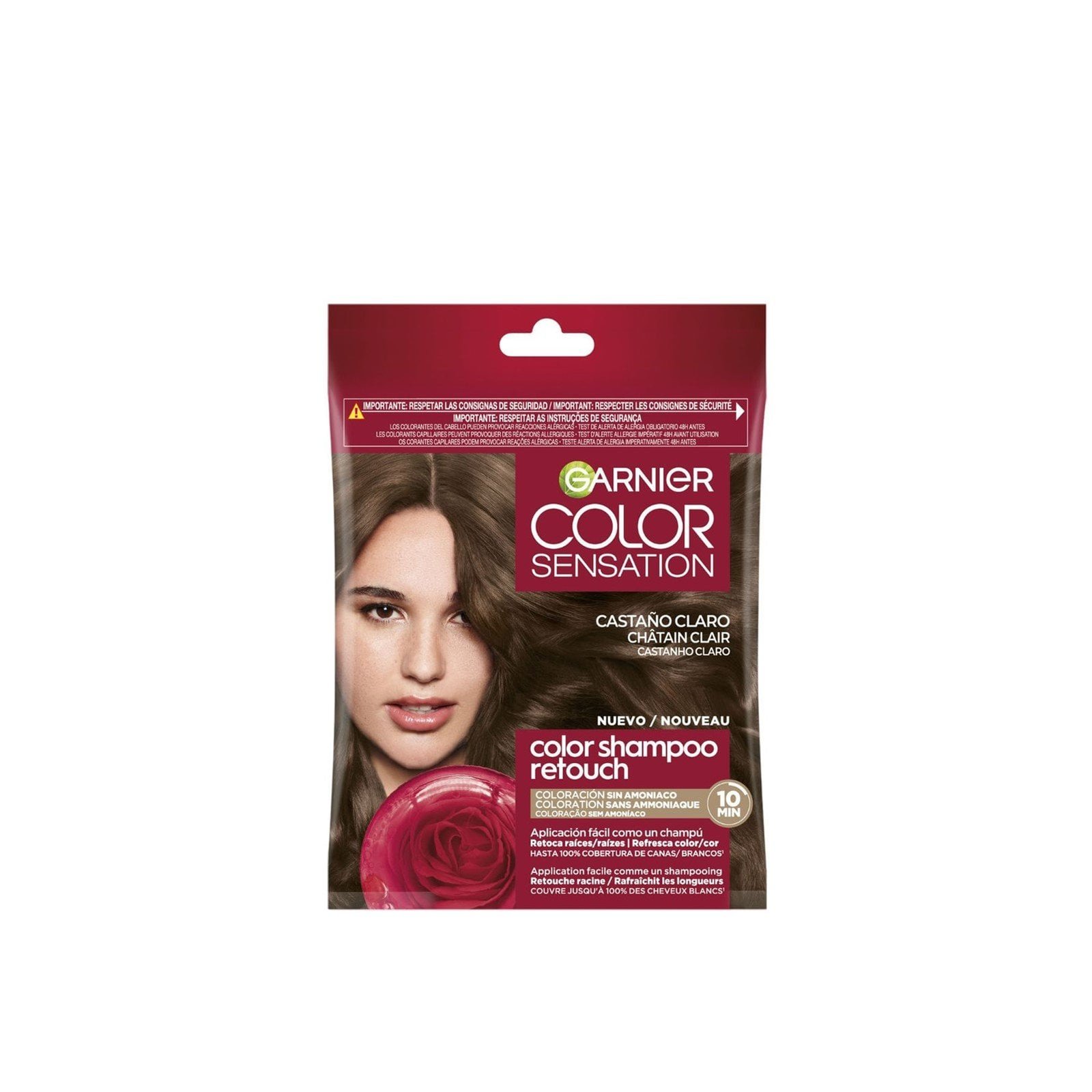 Garnier Color Sensation Color Shampoo Retouch Light Brown USA