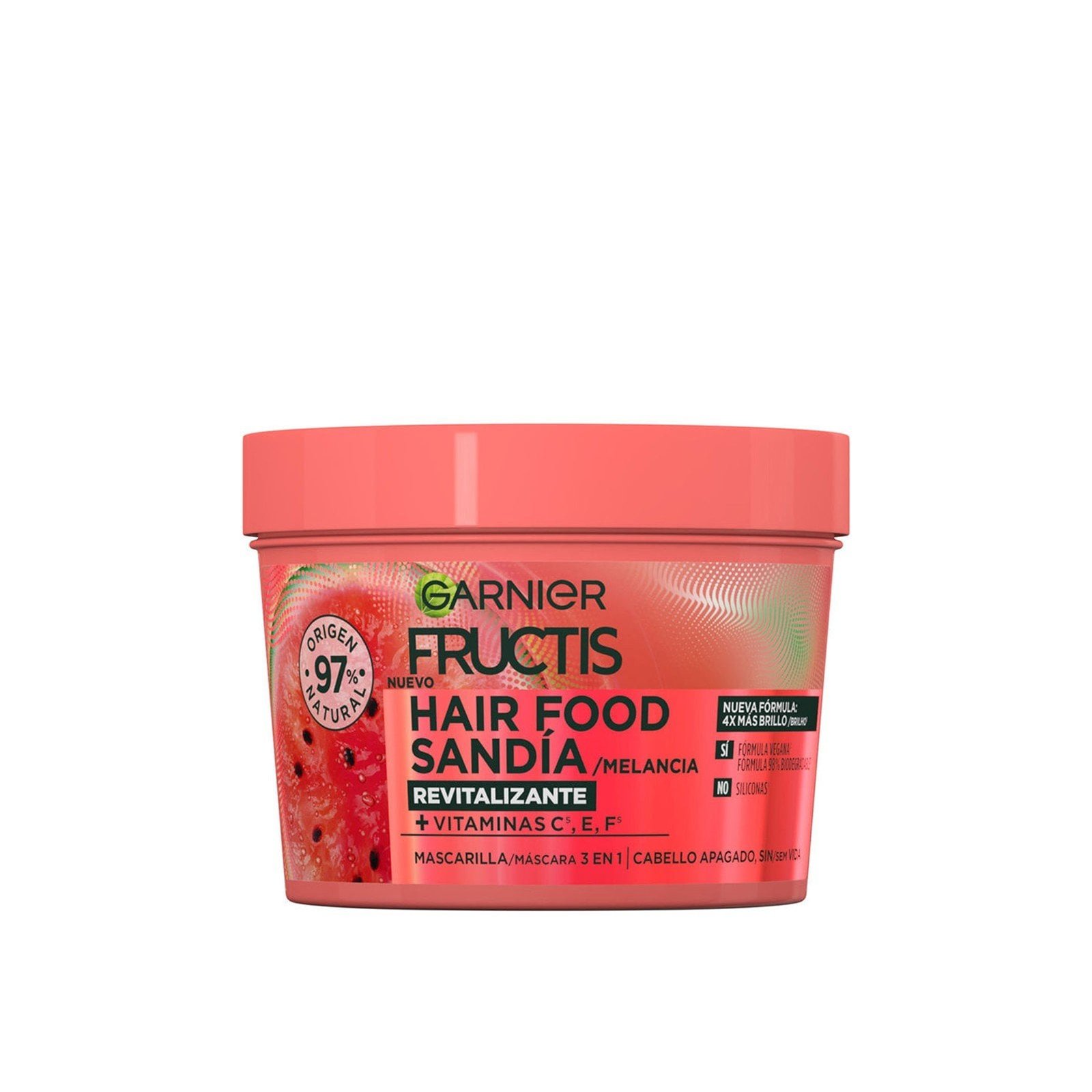 Garnier Fructis Hair Food Revitalizing Mask Watermelon 400Ml Perú