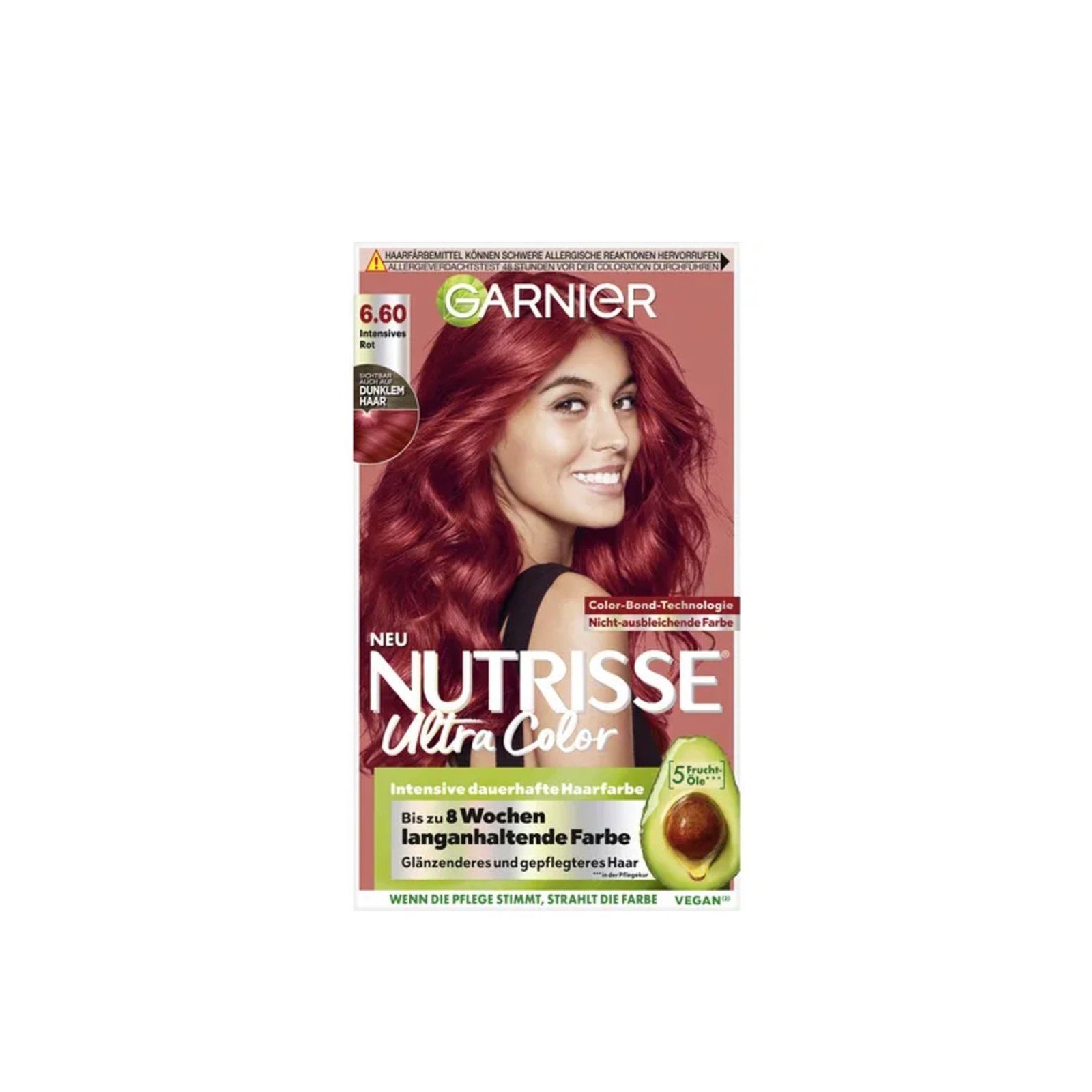 Buy Garnier Nutrisse Ultra Color Permanent Hair Dye 660 Fiery Red · Switzerland