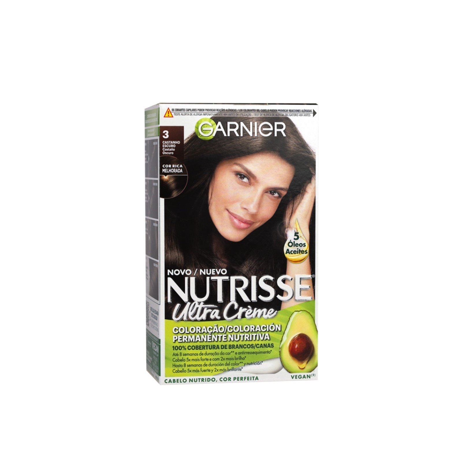 Dark Brown Hair Dye Garnier Garnier Color Naturals Crème Hair Color