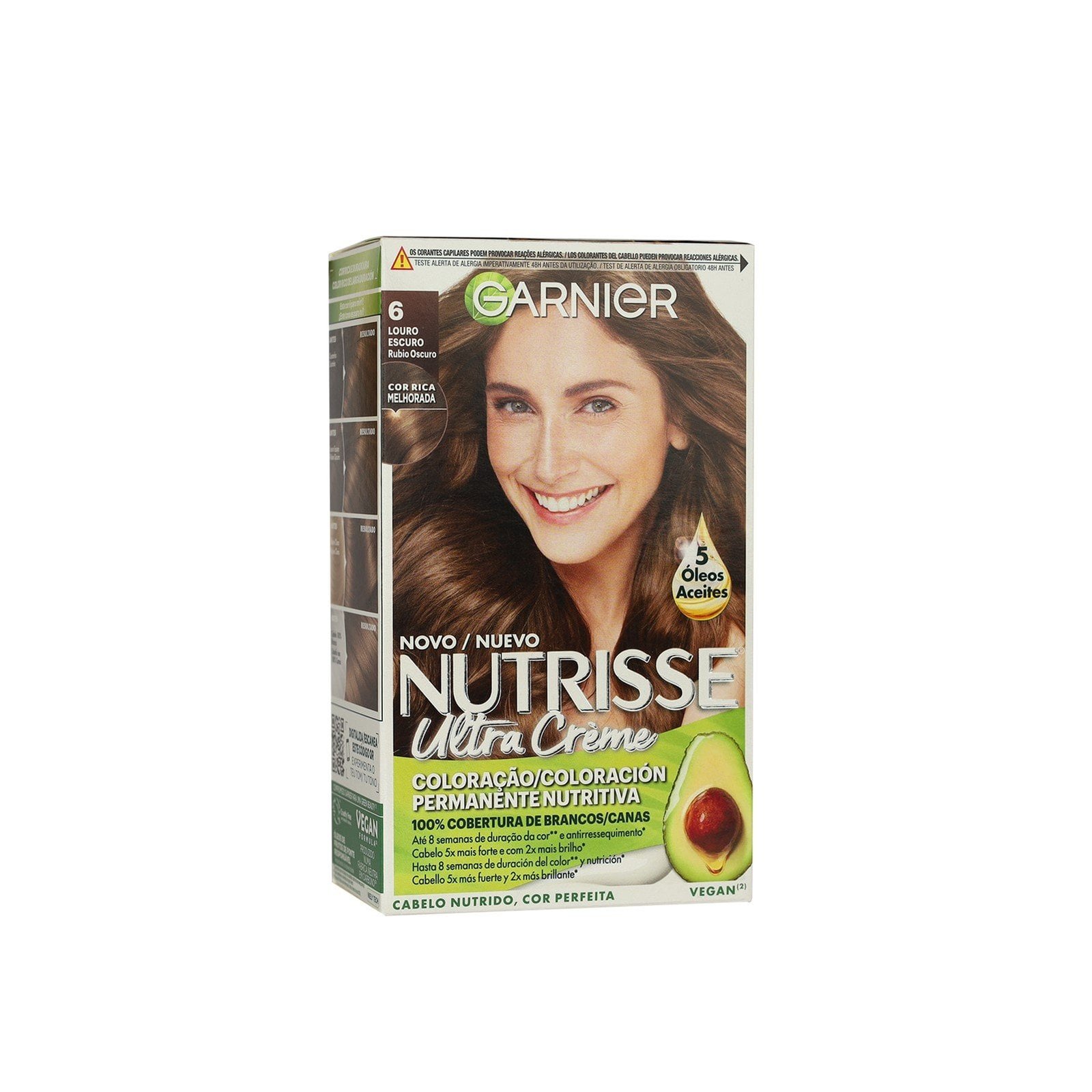 Garnier Nutrisse Ultra Crème Permanent Hair Dye 6 Dark Blonde USA