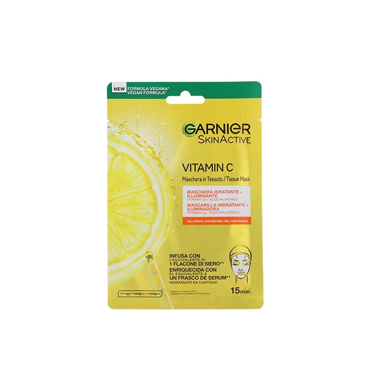 Buy Garnier Skin Active Vitamin C Tissue Mask 28g · South Korea