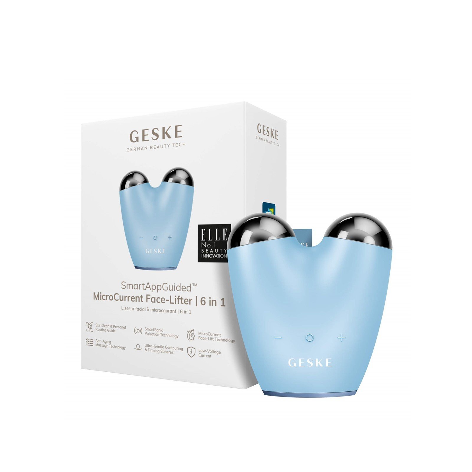 GESKE MicroCurrent Face-Lifter 6-In-1 Aquamarine Singapore