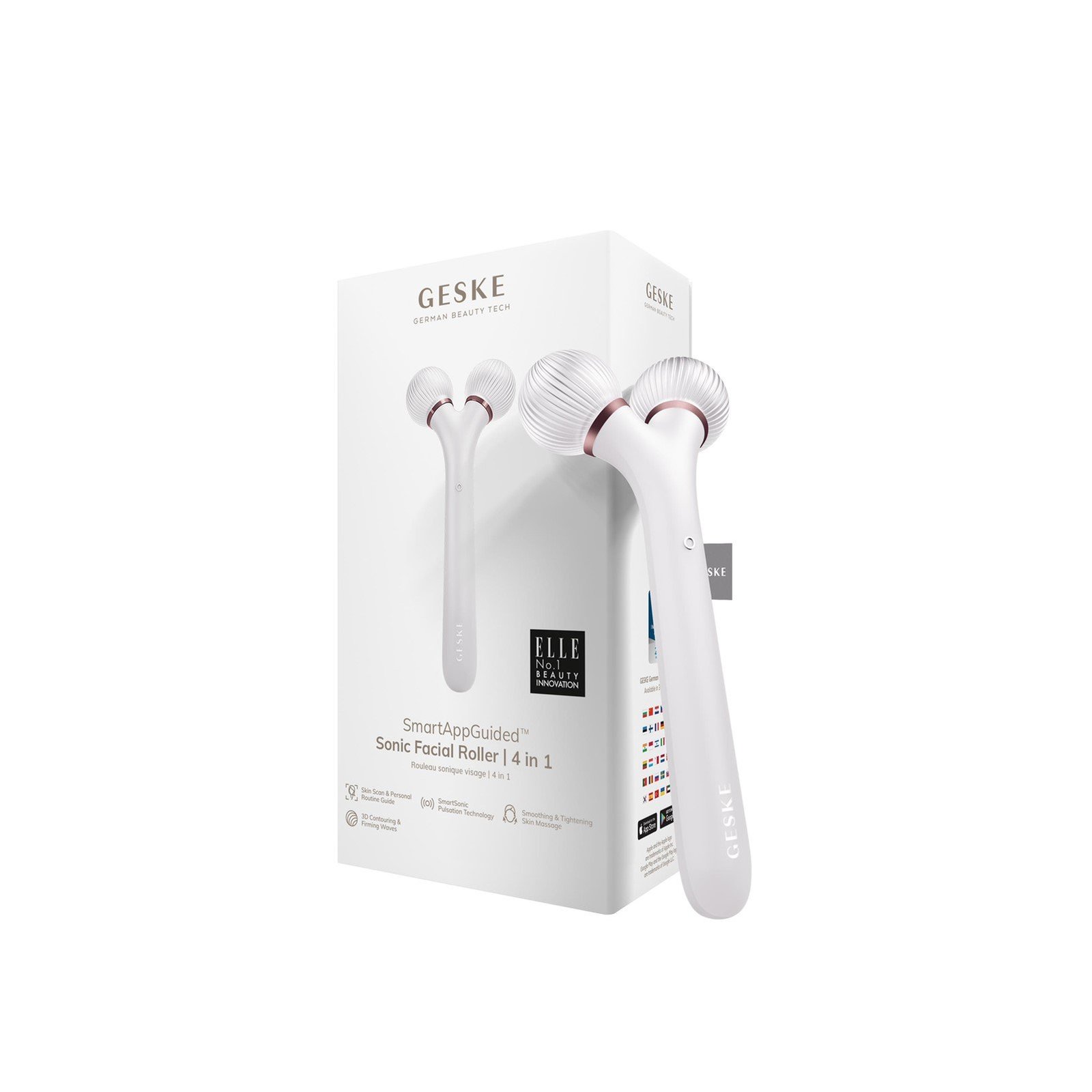 GESKE Sonic Facial Roller 4-In-1 Starlight Japan