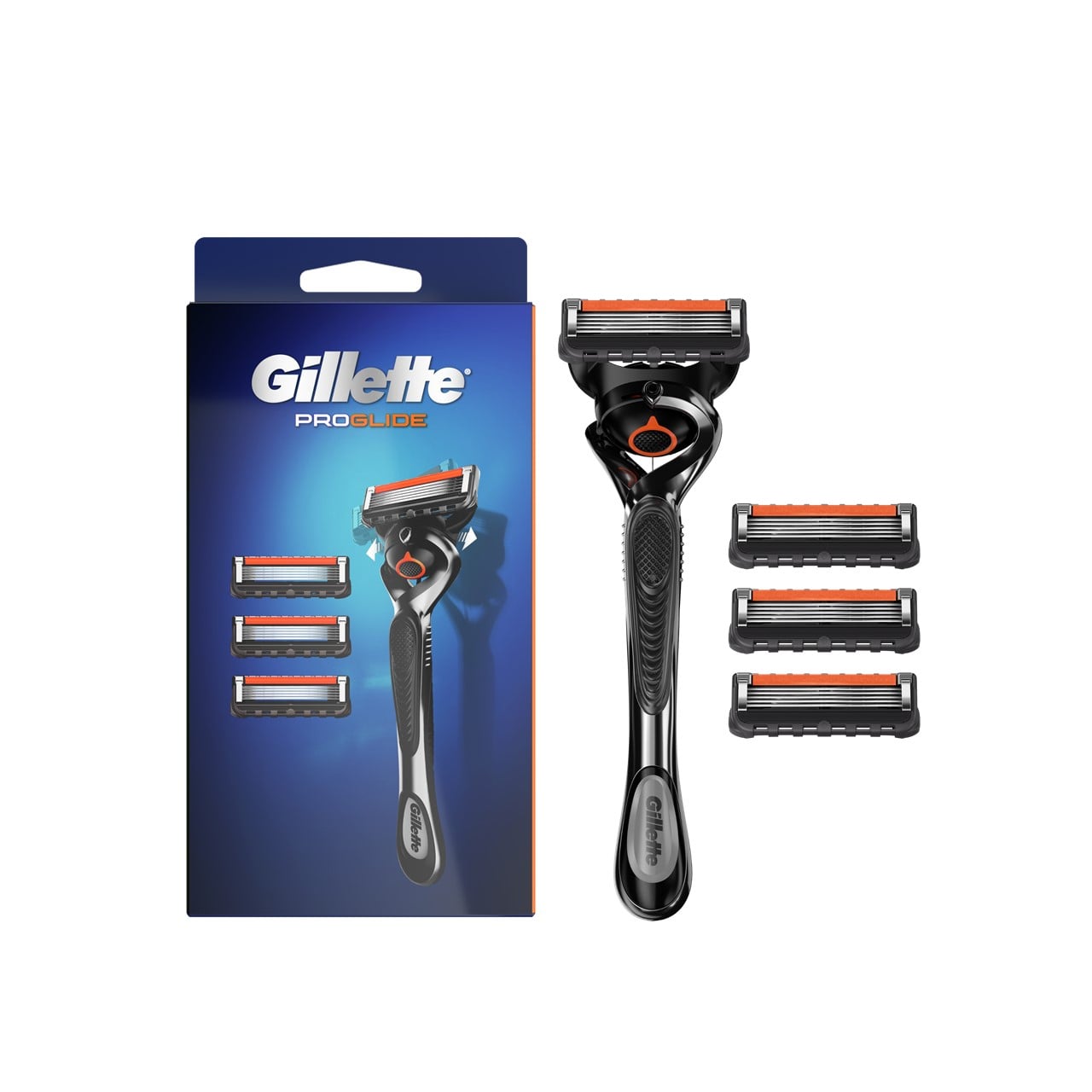 Gillette ProGlide Razor + 3 Replacement Blades United States