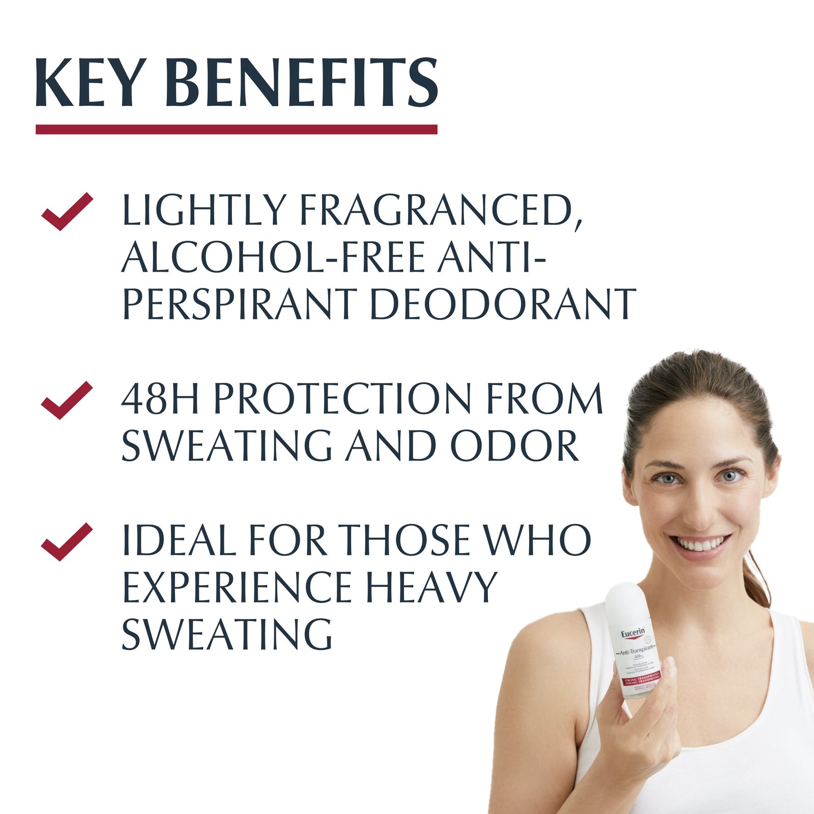 Eucerin Anti-Perspirant 48h Roll-On 50Ml México