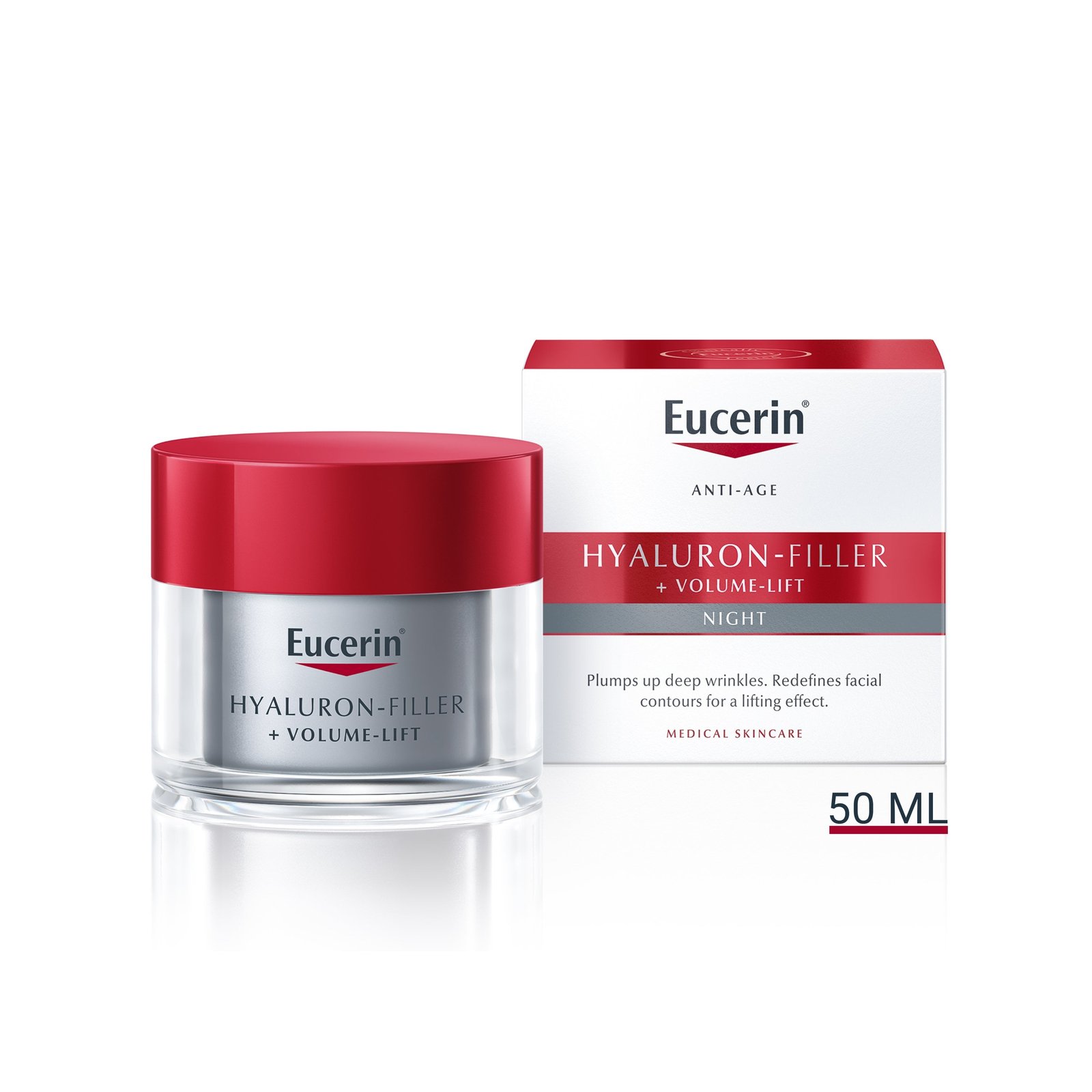 Eucerin Hyaluron-Filler + Volume-Lift Night 50ml USA