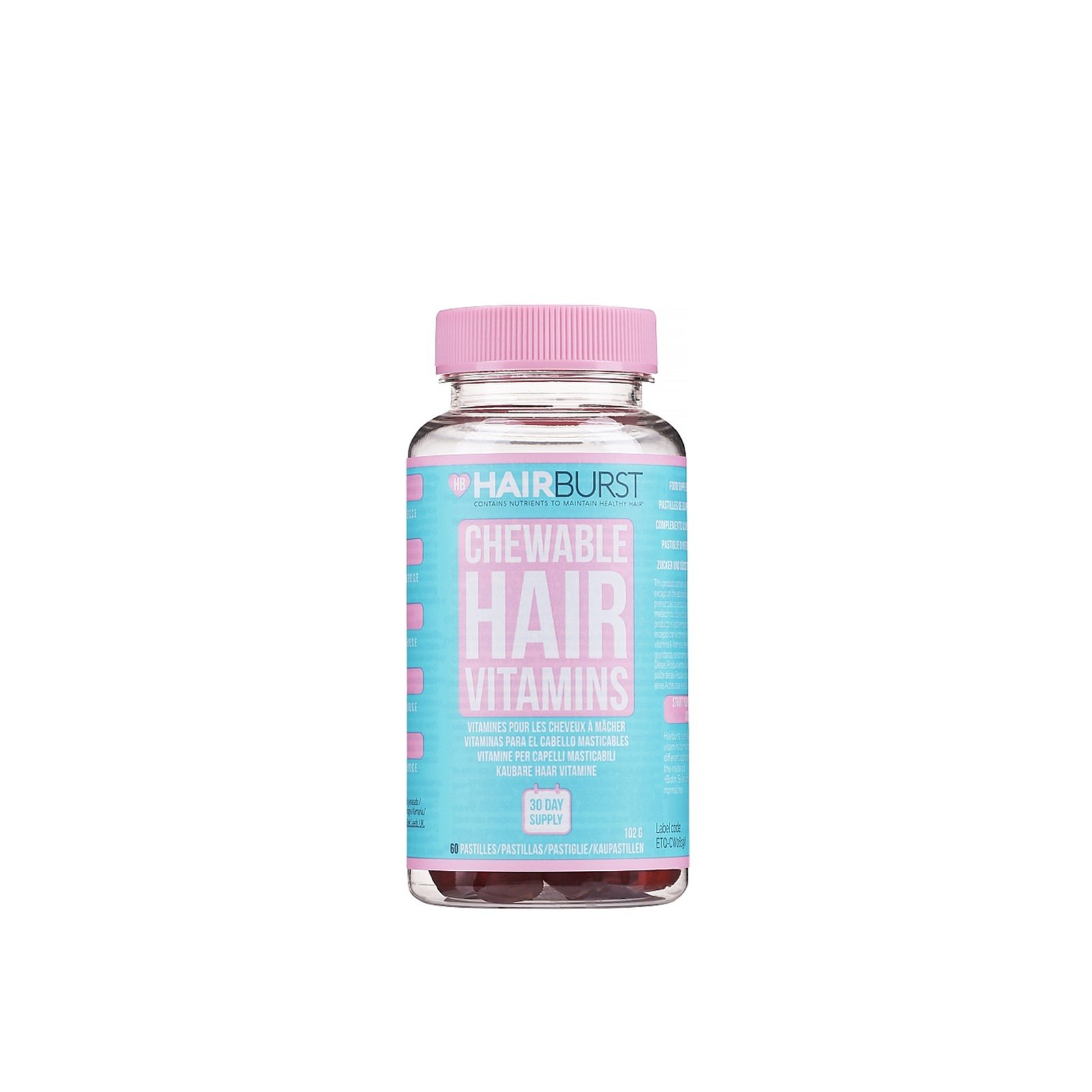 Hairburst Hair Growth Chewable Hair Vitamins x60 USA