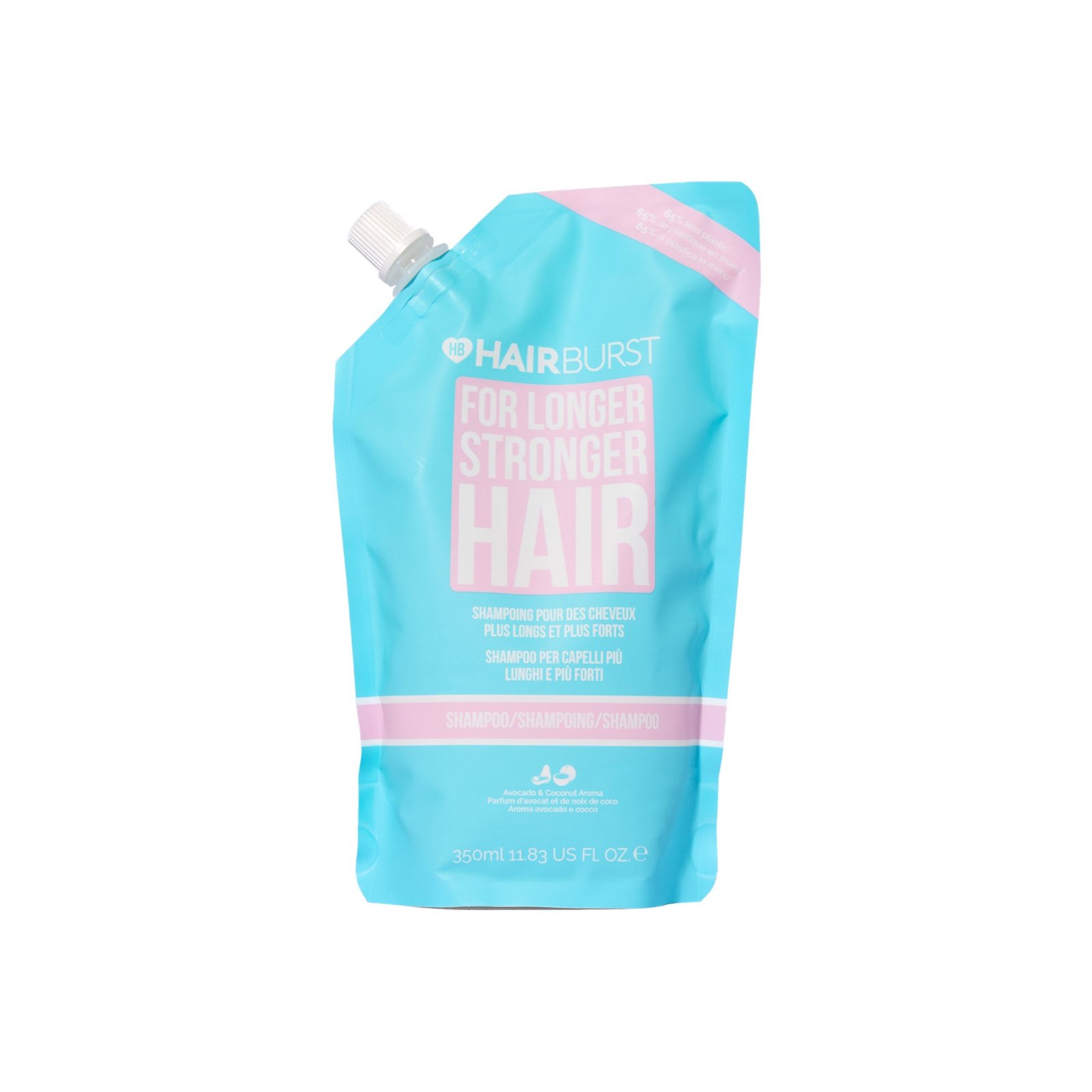 Hairburst for Longer Stronger Hair Shampoo Refill 350ml Fiji