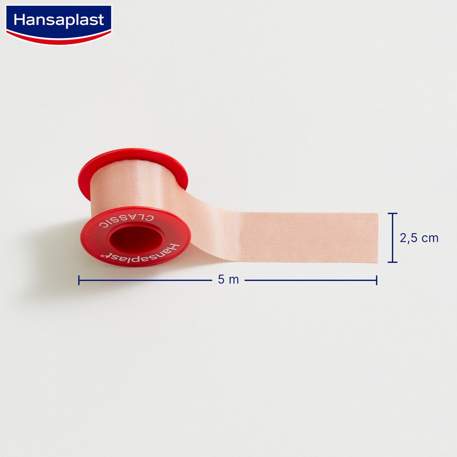 Hansaplast Med+ Classic Fixation Tape 5mx2.5cm Israel
