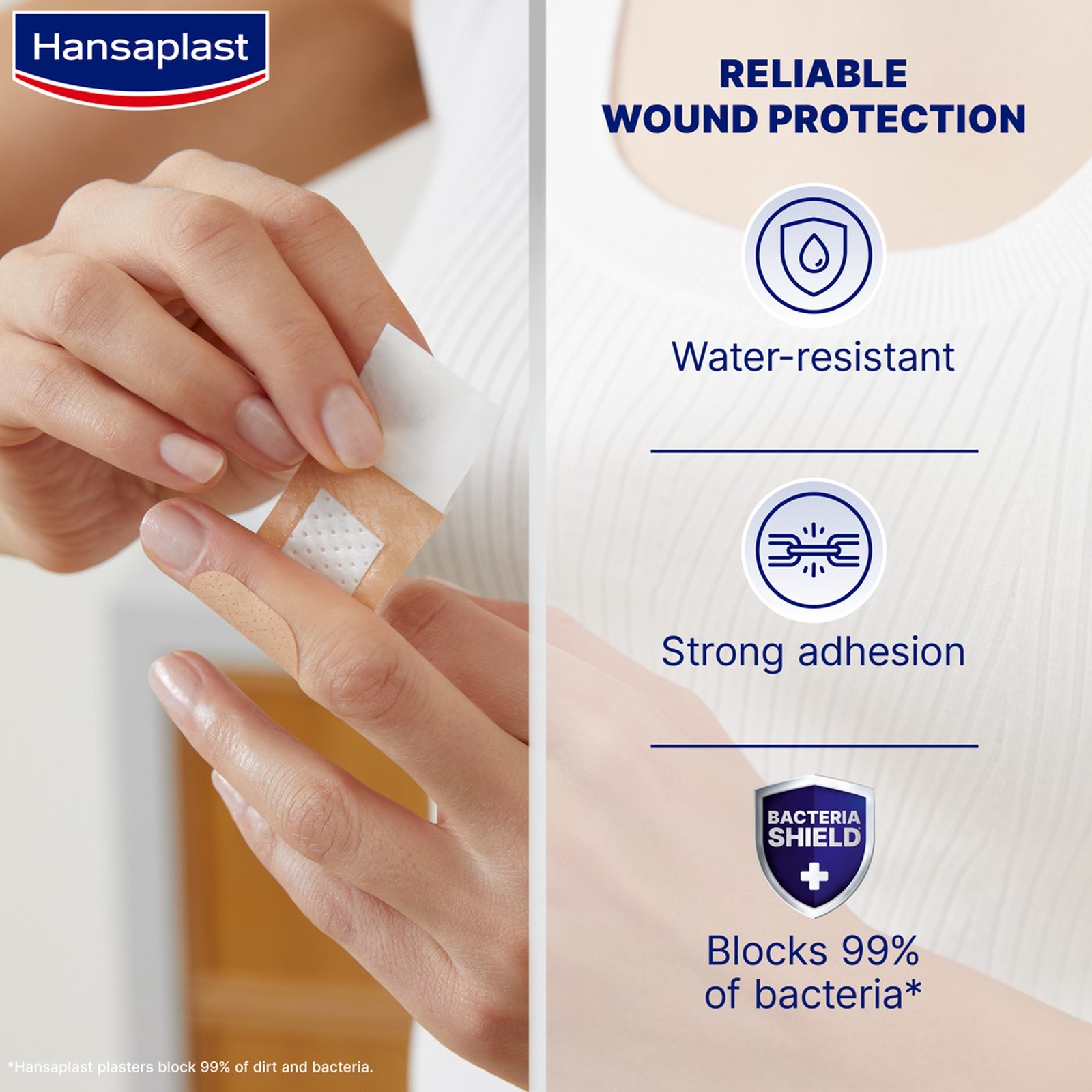 Hansaplast Universal Water Resistant Mix Plasters x20 Singapore