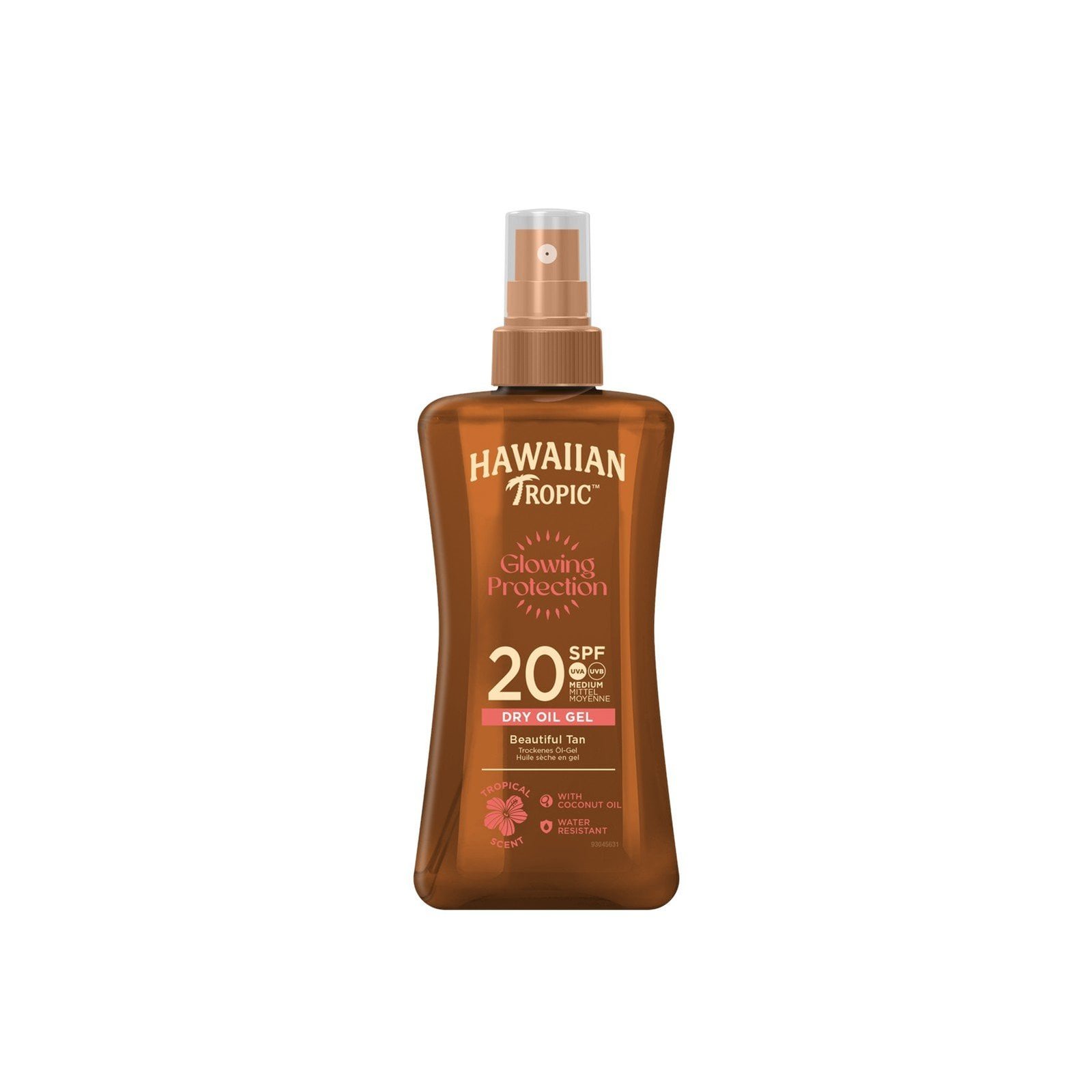 Hawaiian Tropic Glowing Protection Dry Spray Oil SPF20 200ml UAE