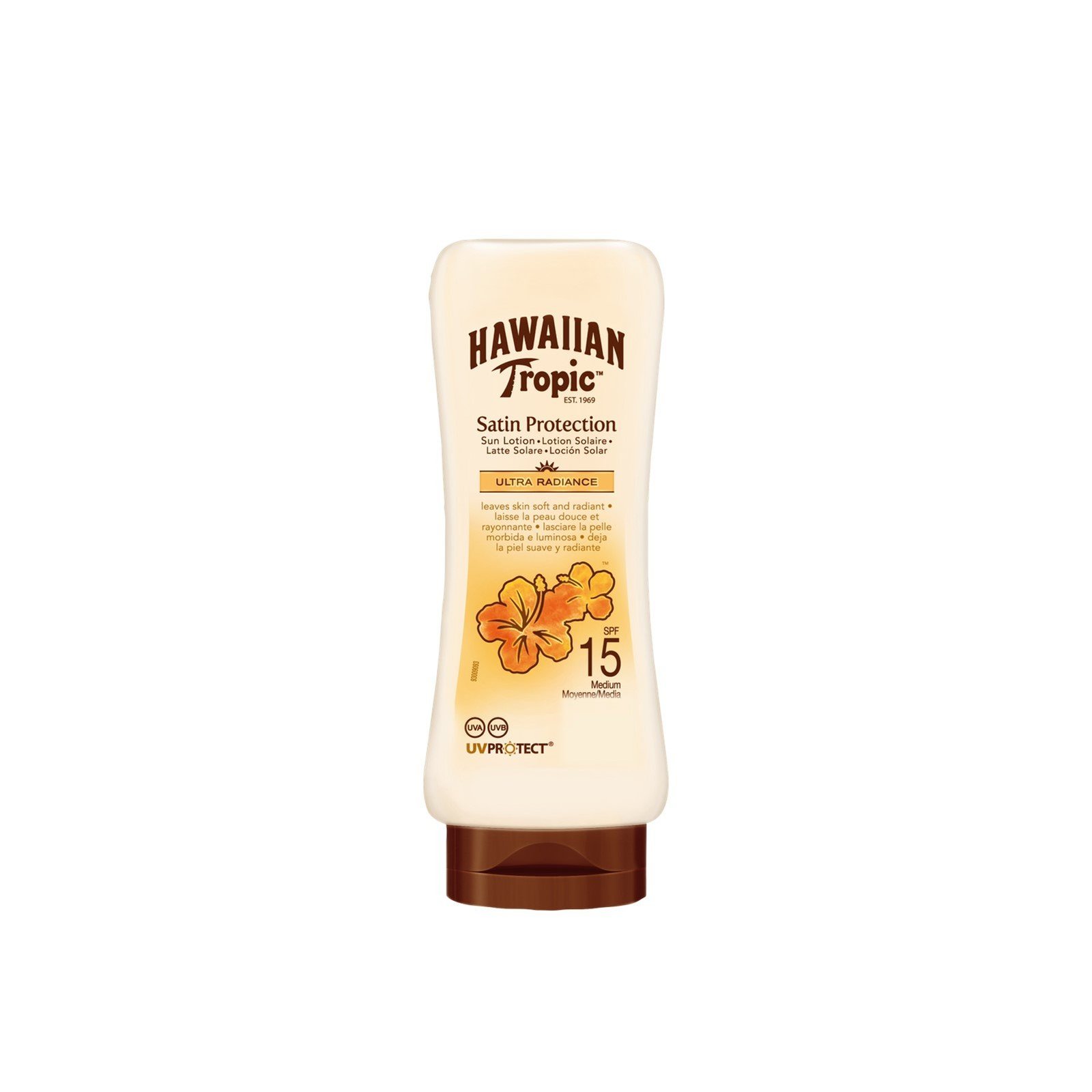 Buy Hawaiian Tropic Satin Protection Sun Lotion SPF15 180ml · Egypt