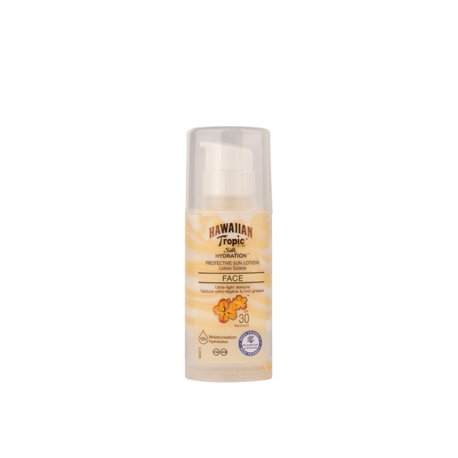 Hawaiian Tropic Silk Hydration Face Protective Sun Lotion SPF30 50ml ...