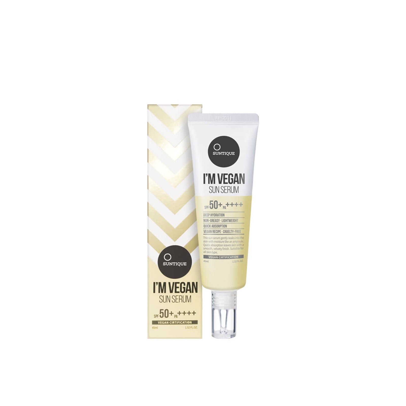 Suntique I'm Vegan Sun Serum SPF50+ 50ml (1.69 fl oz) USA