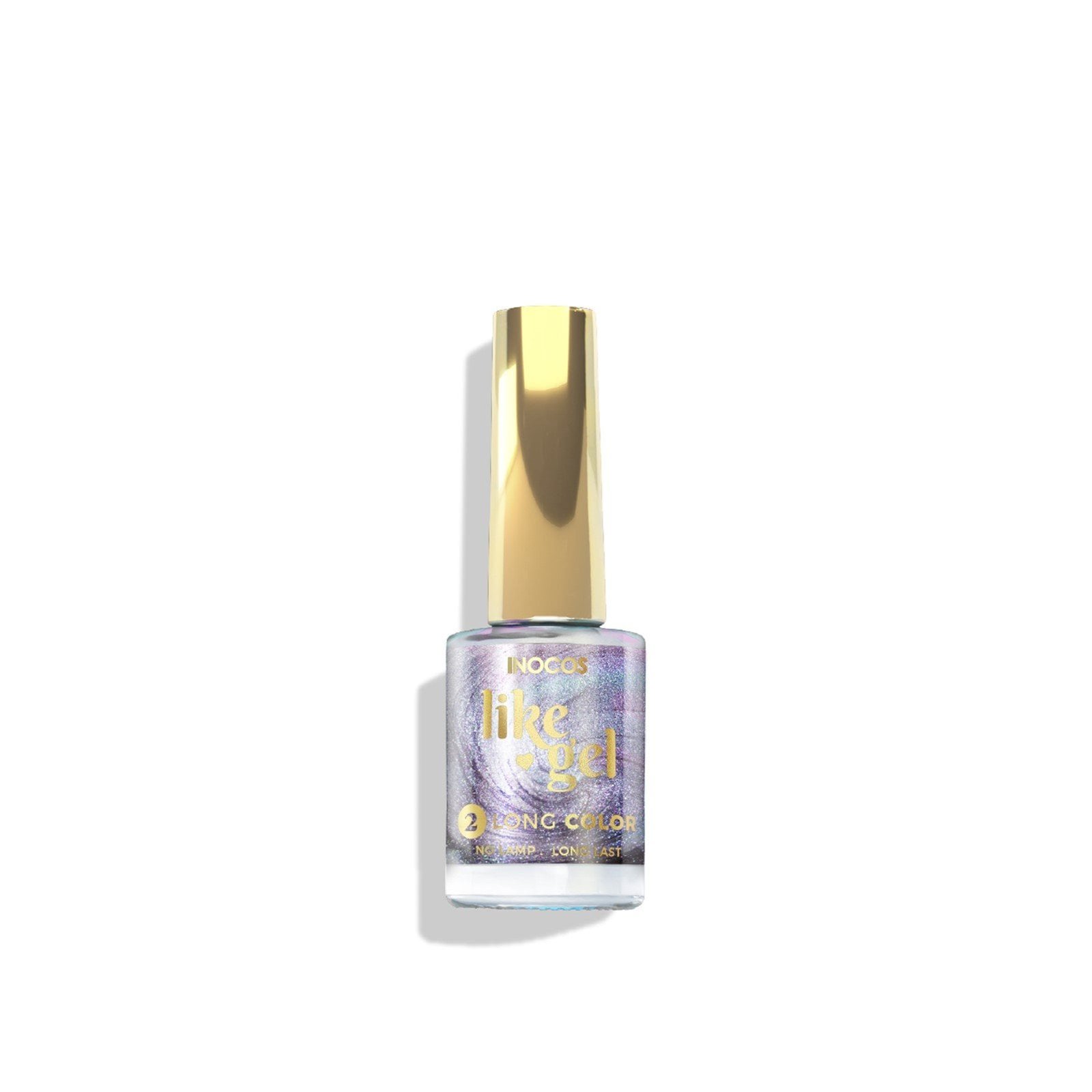 INOCOS Like Gel 2 Long Color Nail Polish 129 Space Gray 11ml UAE