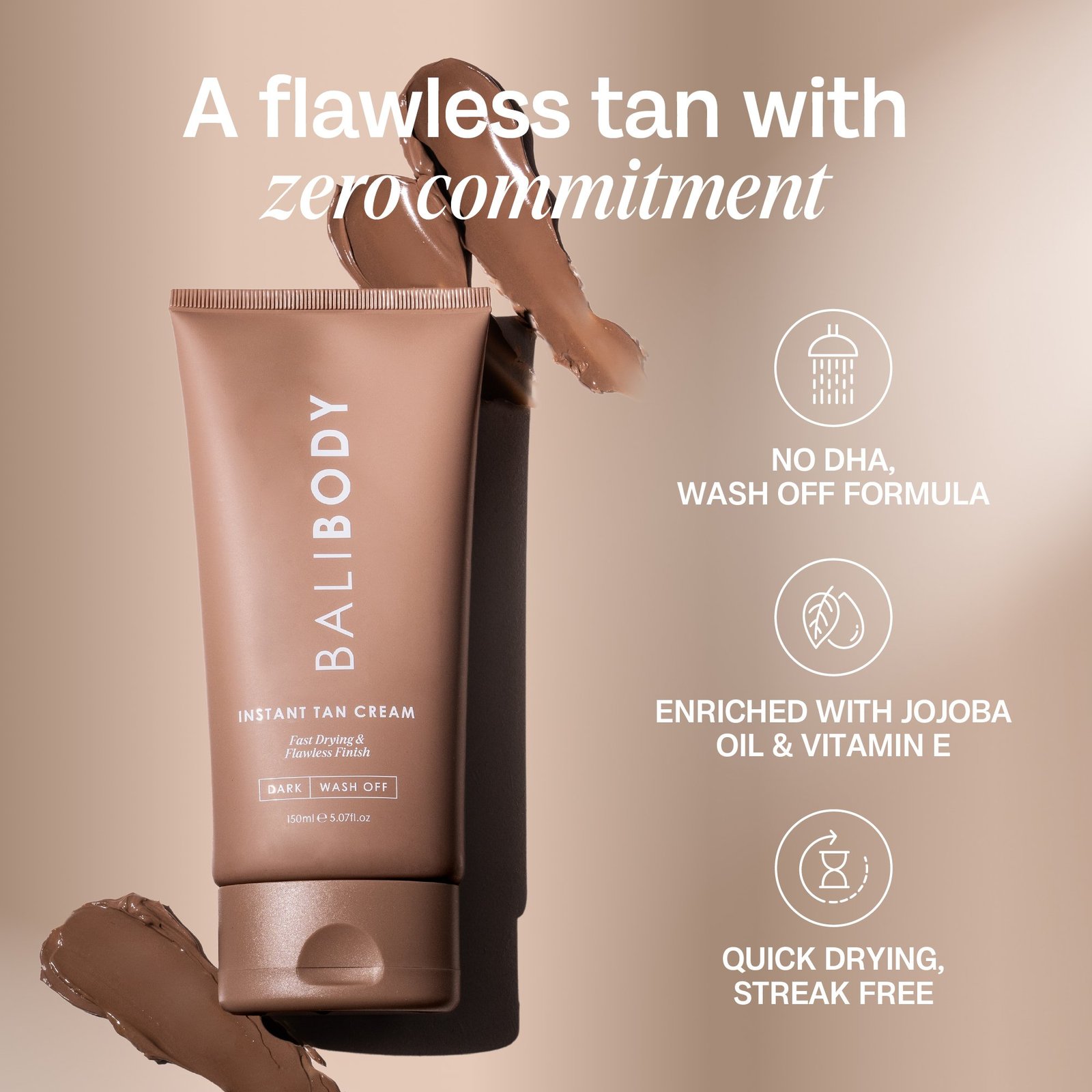 Bali Body Instant Tan Cream 150ml Australia