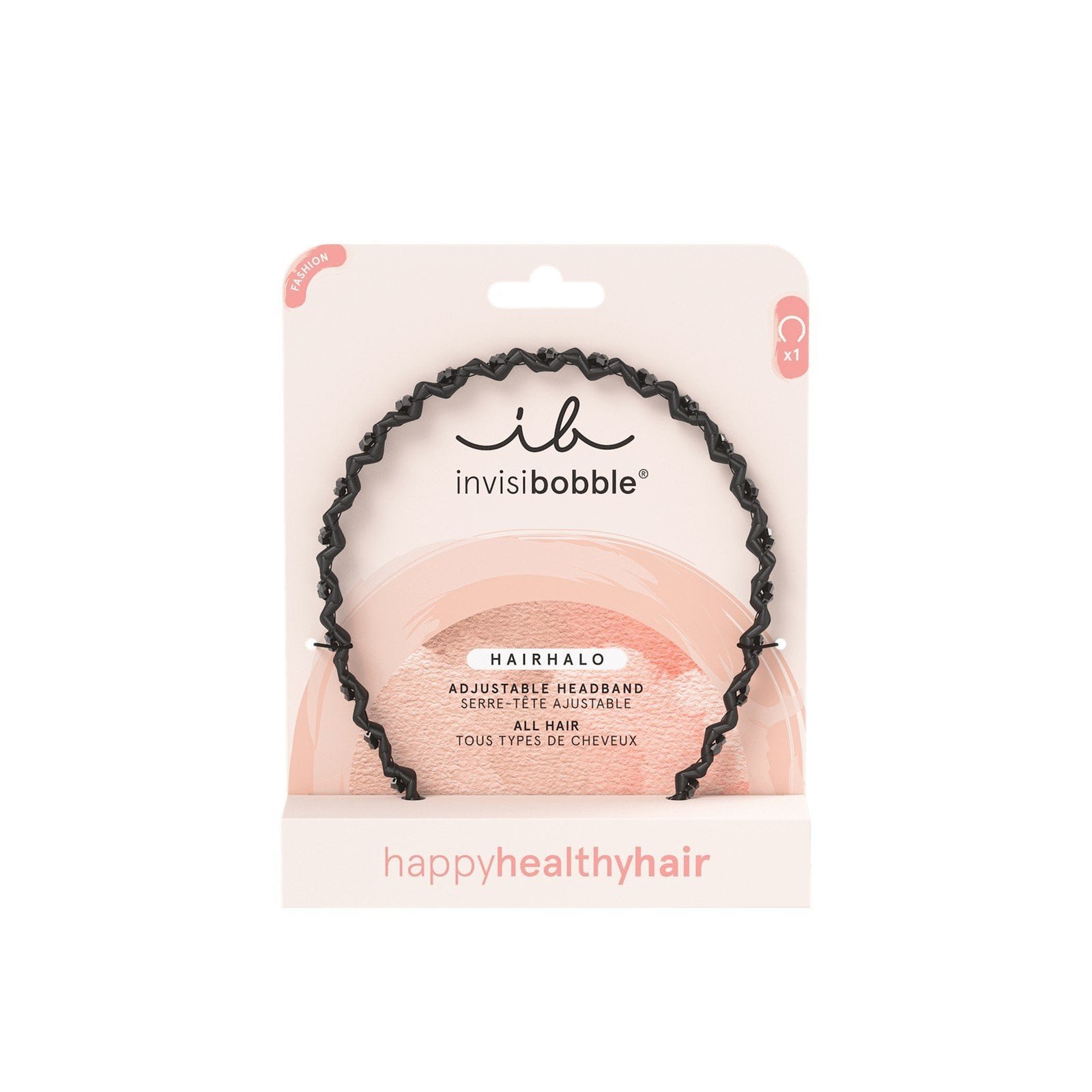 invisibobble Hairhalo Black Sparkle Qatar