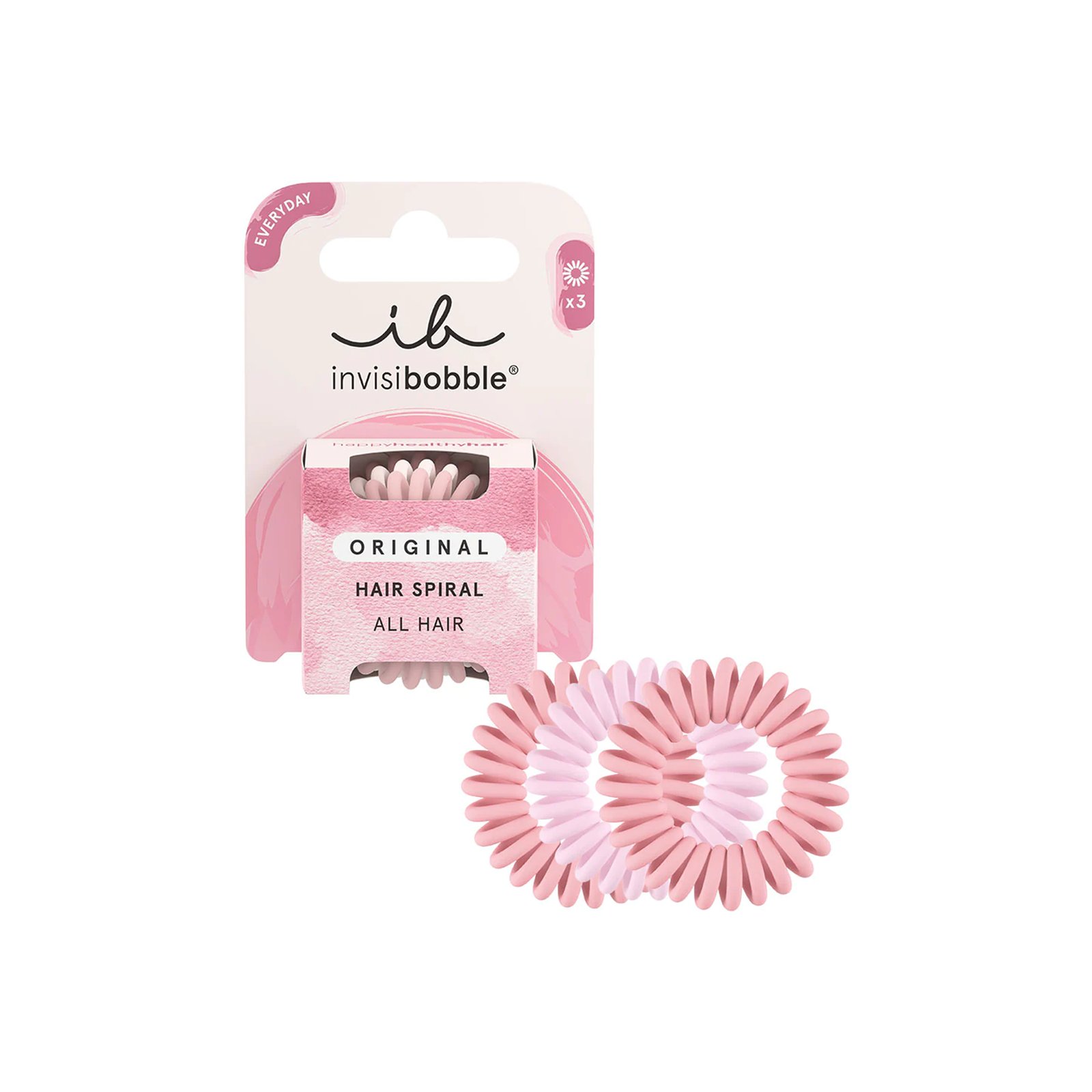 invisibobble Original Hair Spiral The Pinks x3 UK