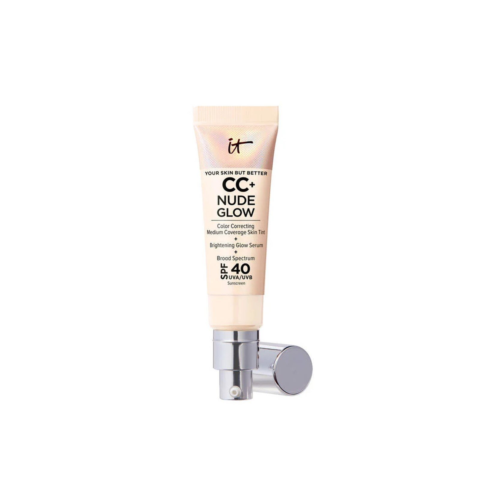 IT Cosmetics CC+ Nude Glow Lightweight Foundation SPF40 Fair Ivory 32ml ...