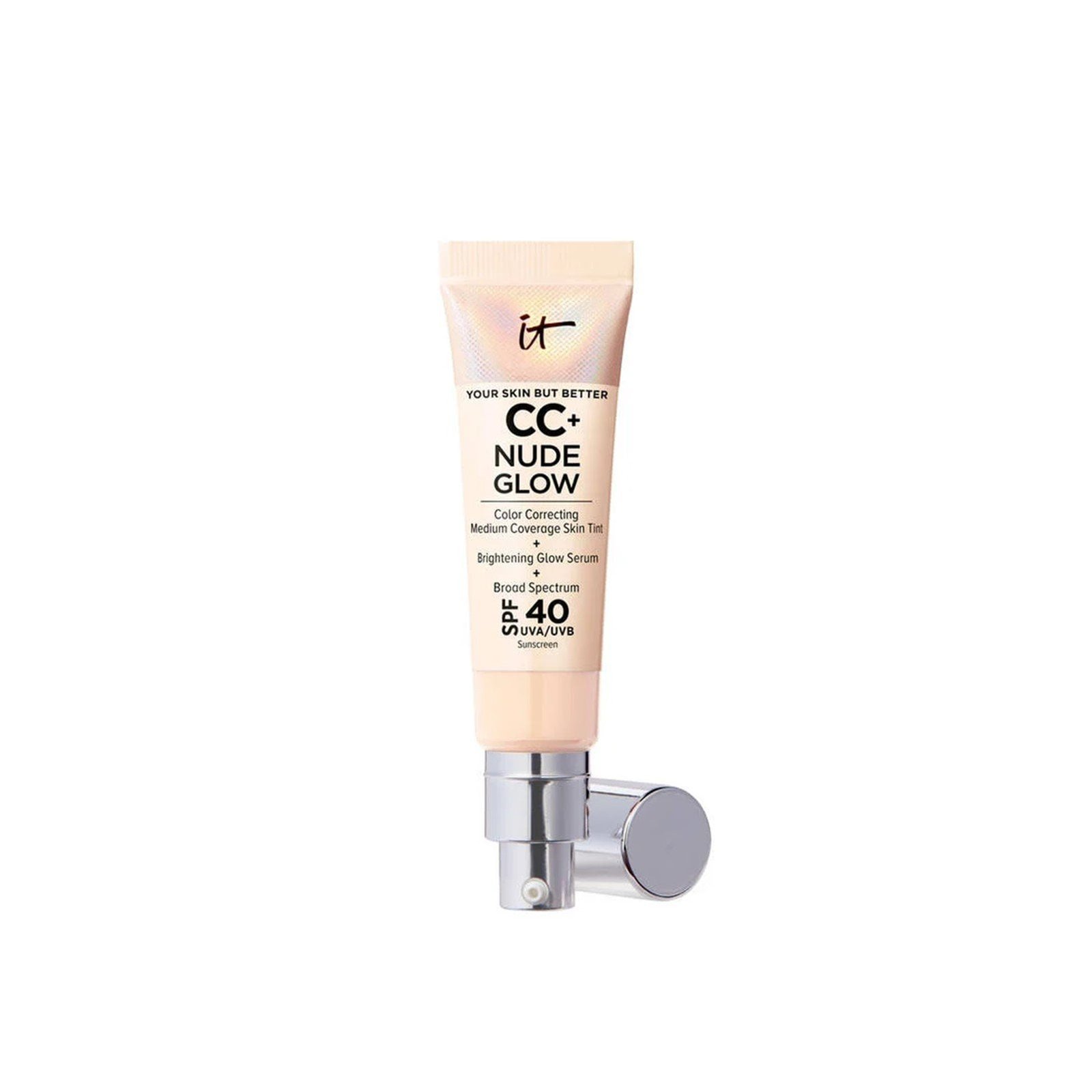 IT Cosmetics CC+ Nude Glow Lightweight Foundation SPF40 Fair Light 32ml ...